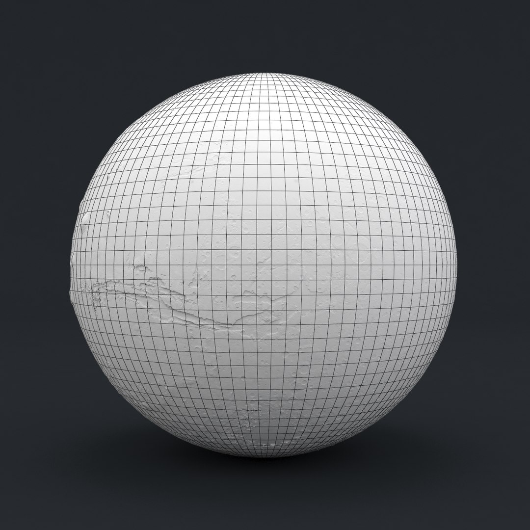 Planet Mars 3d Model