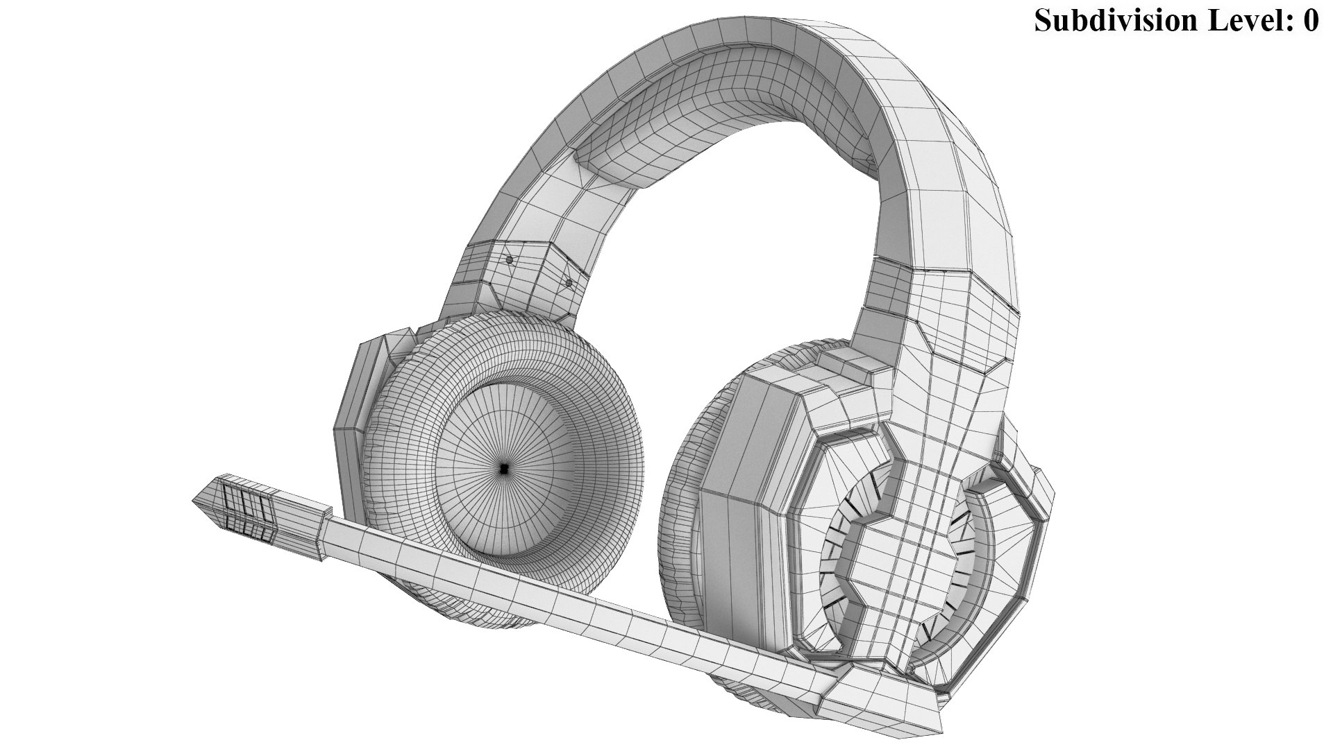 3D Detailed Gaming Headset Model - TurboSquid 2129983