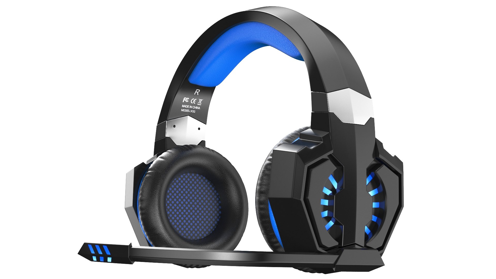 3D Detailed Gaming Headset Model - TurboSquid 2129983