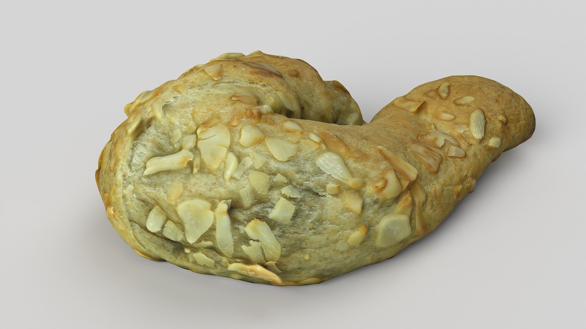 3D Nut Croissant 02 - TurboSquid 1926943