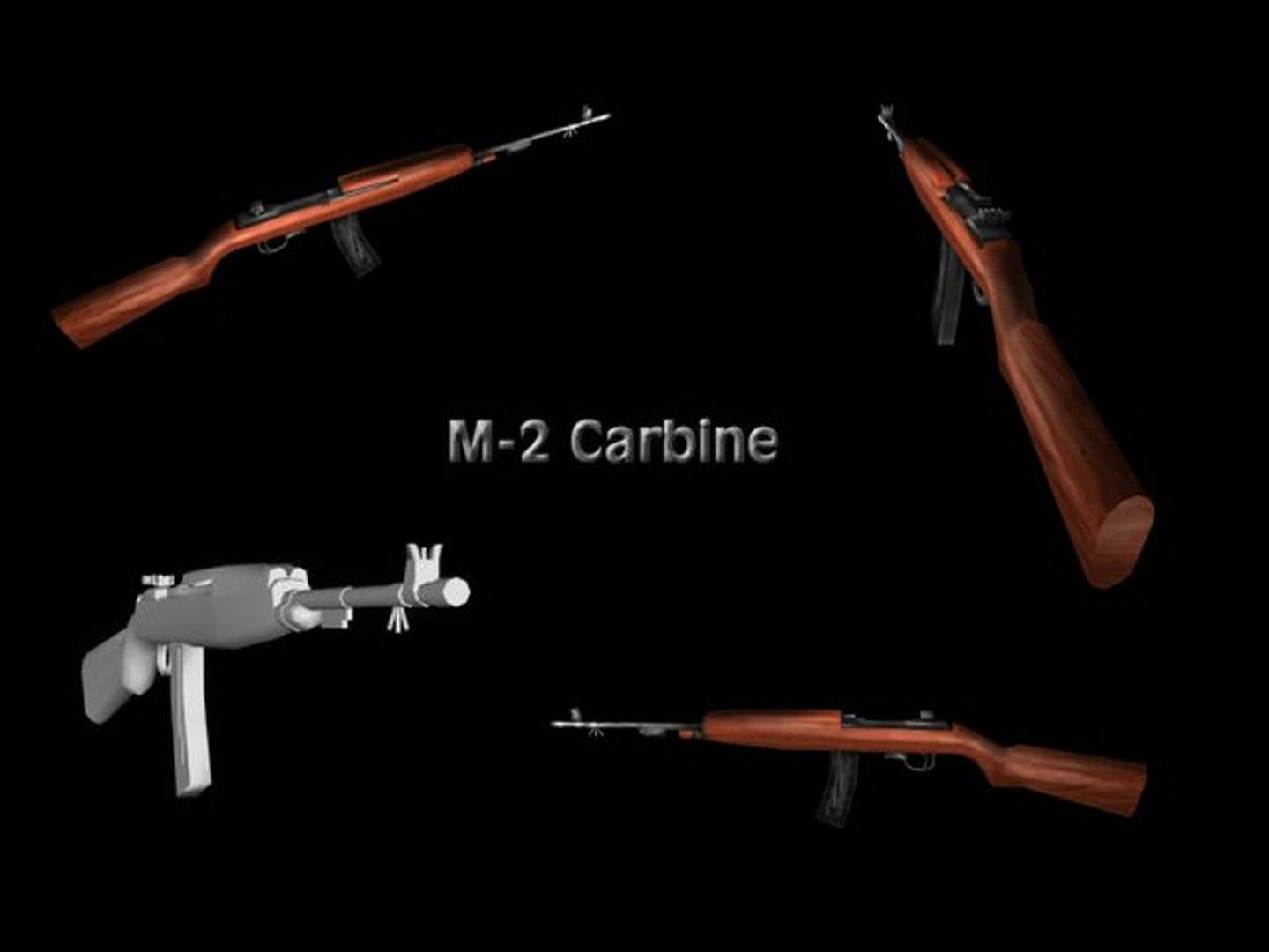 M-2 Carbine 3d 3ds