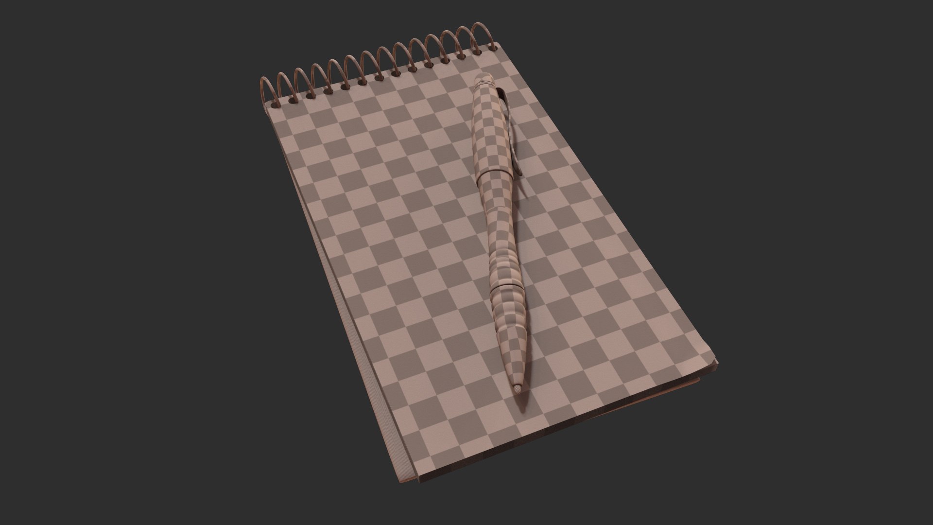 3D Notepad Office Model - TurboSquid 1684584
