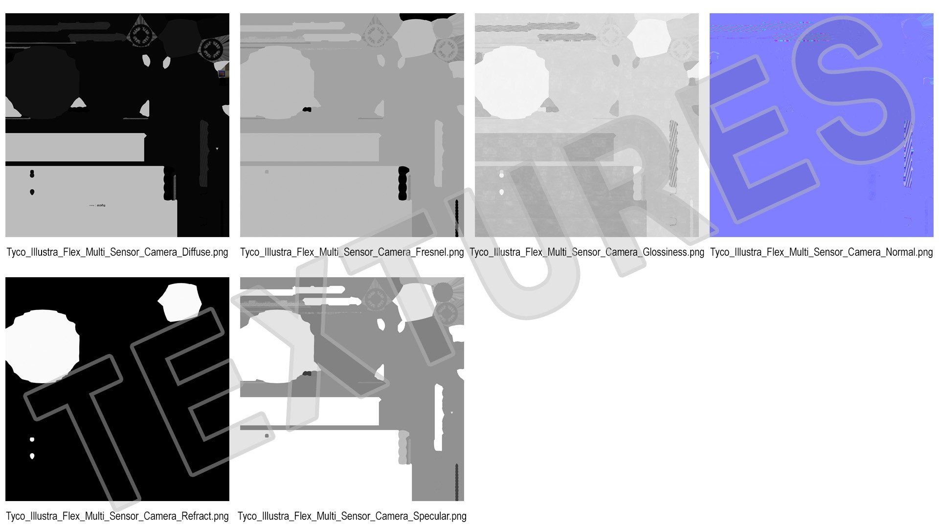 3D Tyco Illustra Flex Multi Sensor Camera - TurboSquid 2252668