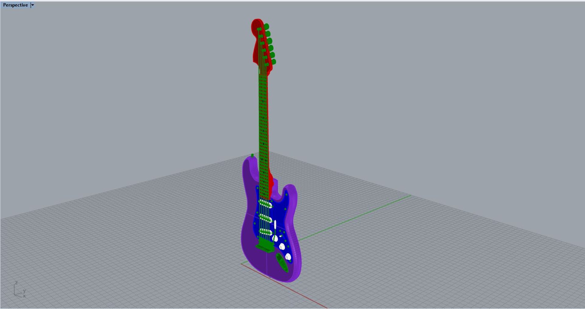 3D jimi hendrix stratocaster - TurboSquid 1460973