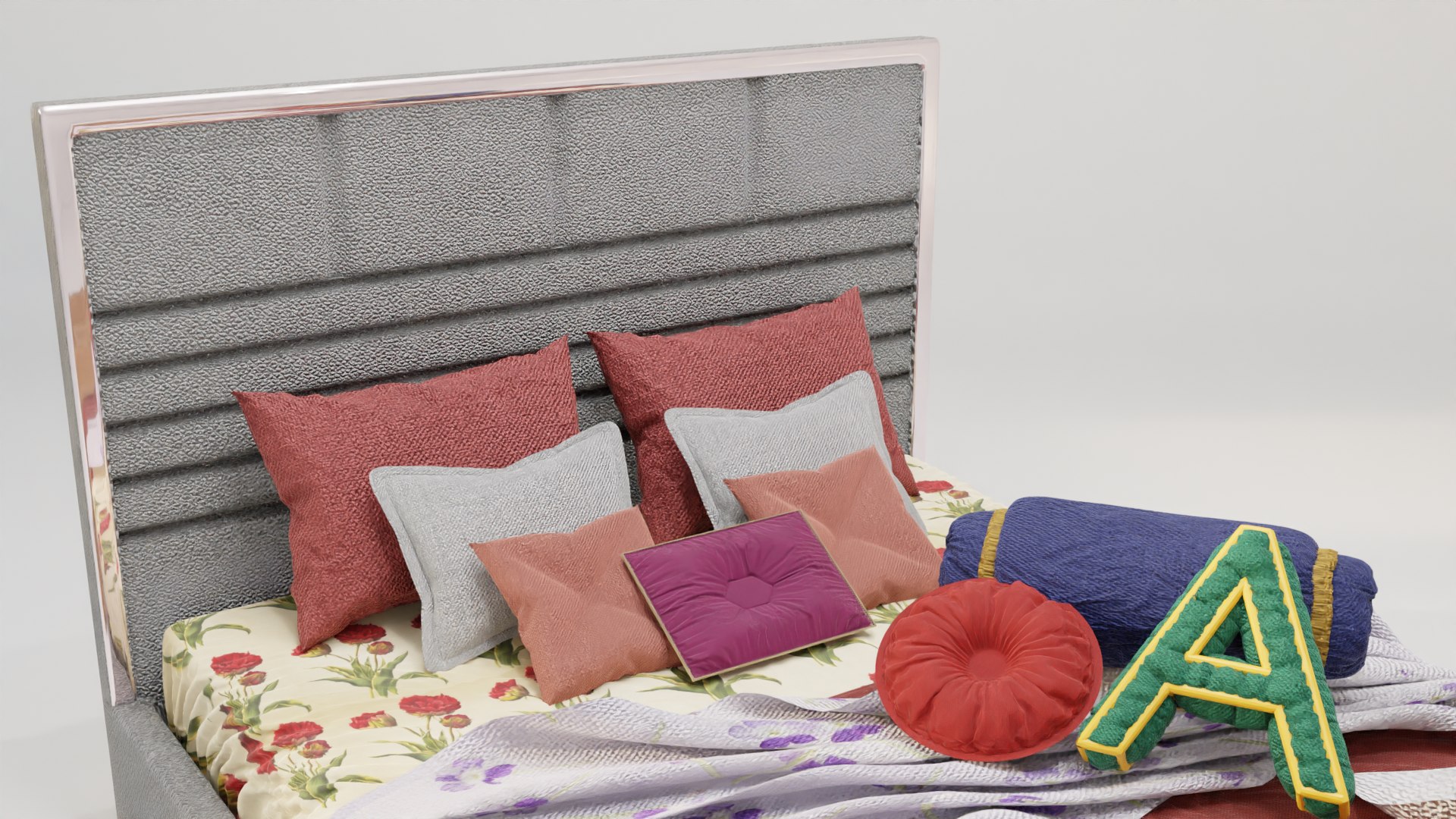 3D Model Aries Wallace Bed - TurboSquid 2466300