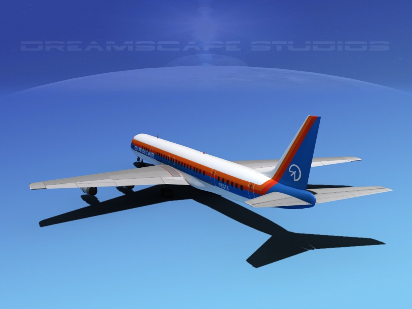 3d Model Of Douglas Dc-8