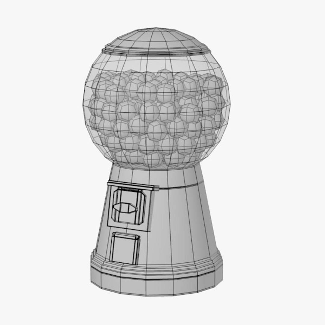 3d Model Chewing Gum Machine
