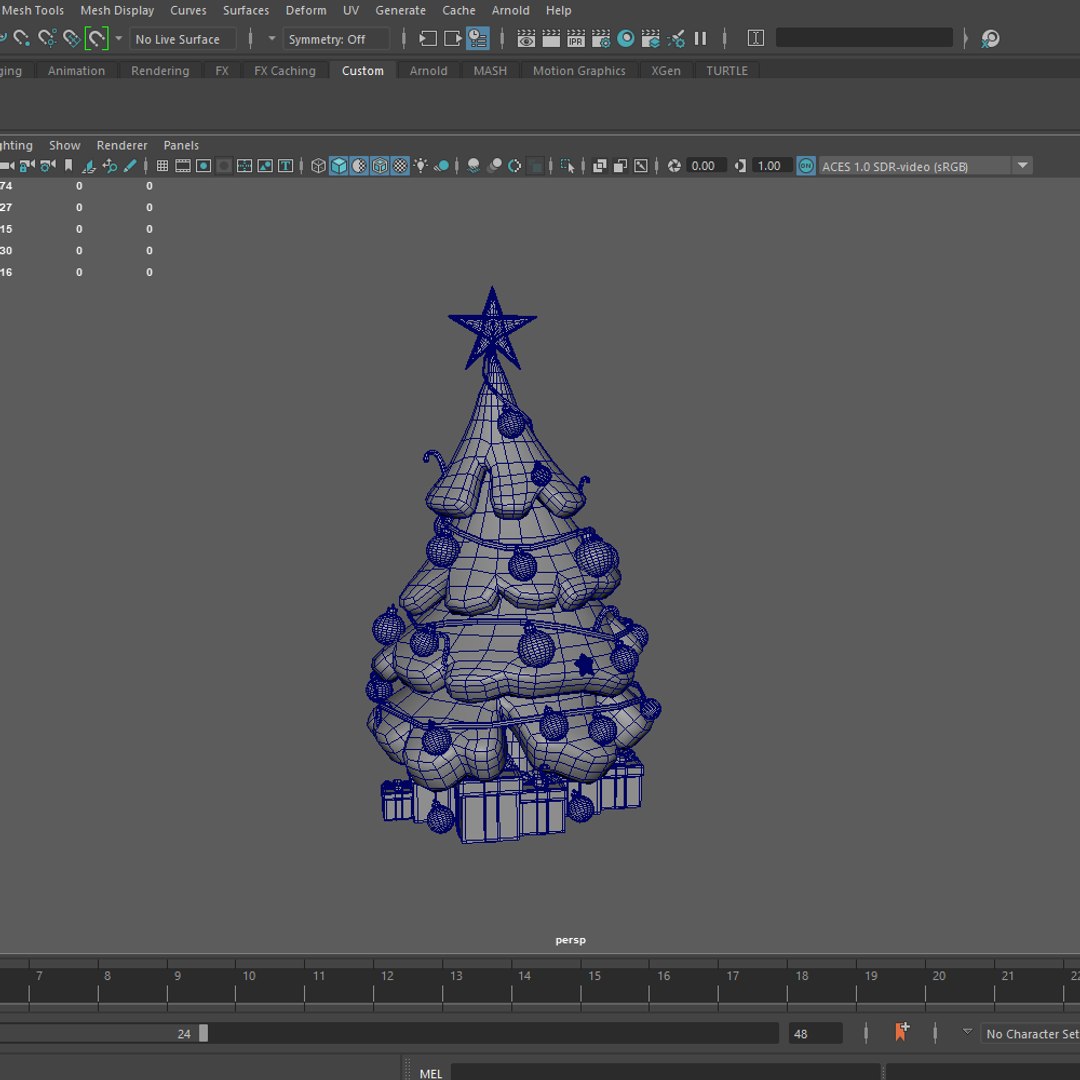 3D Christmas Tree Cartoon Model - TurboSquid 2329392