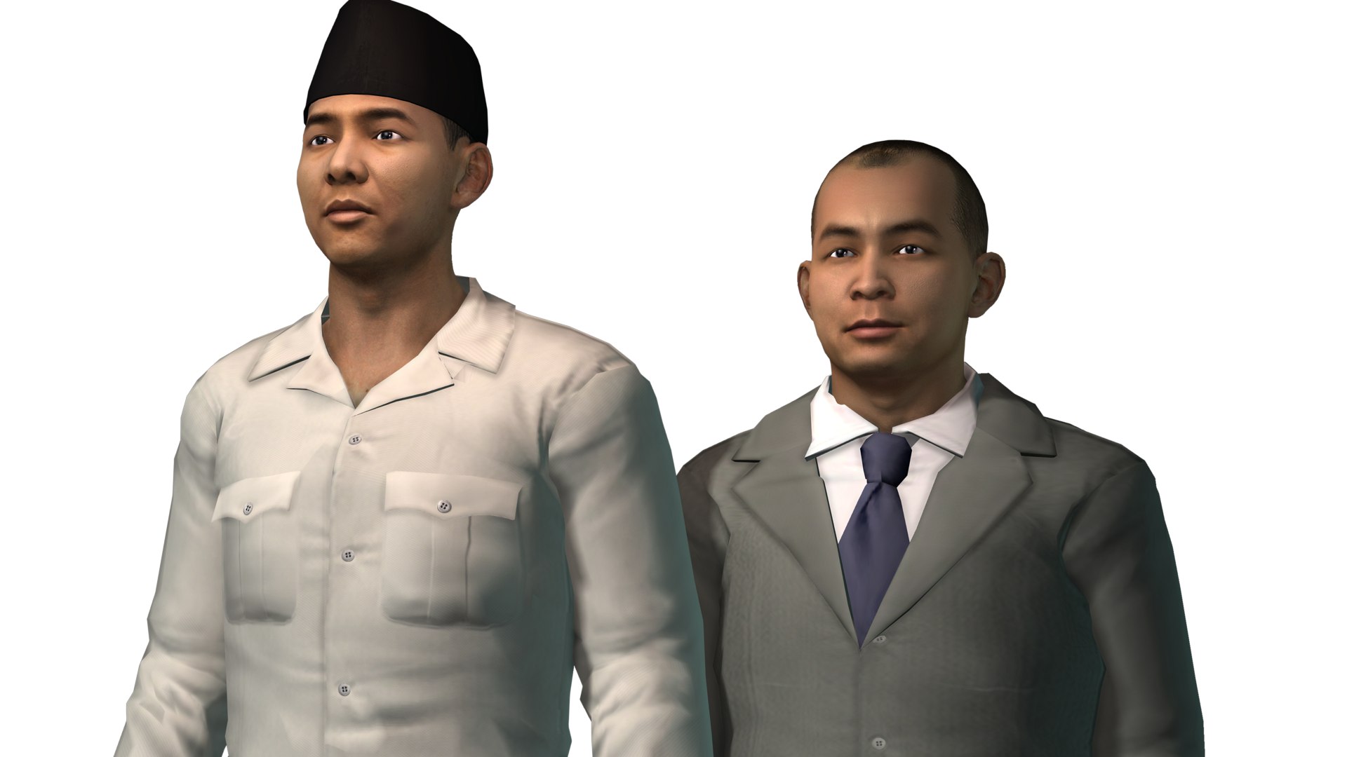 3D President Presiden Sukarno Model - TurboSquid 1186732
