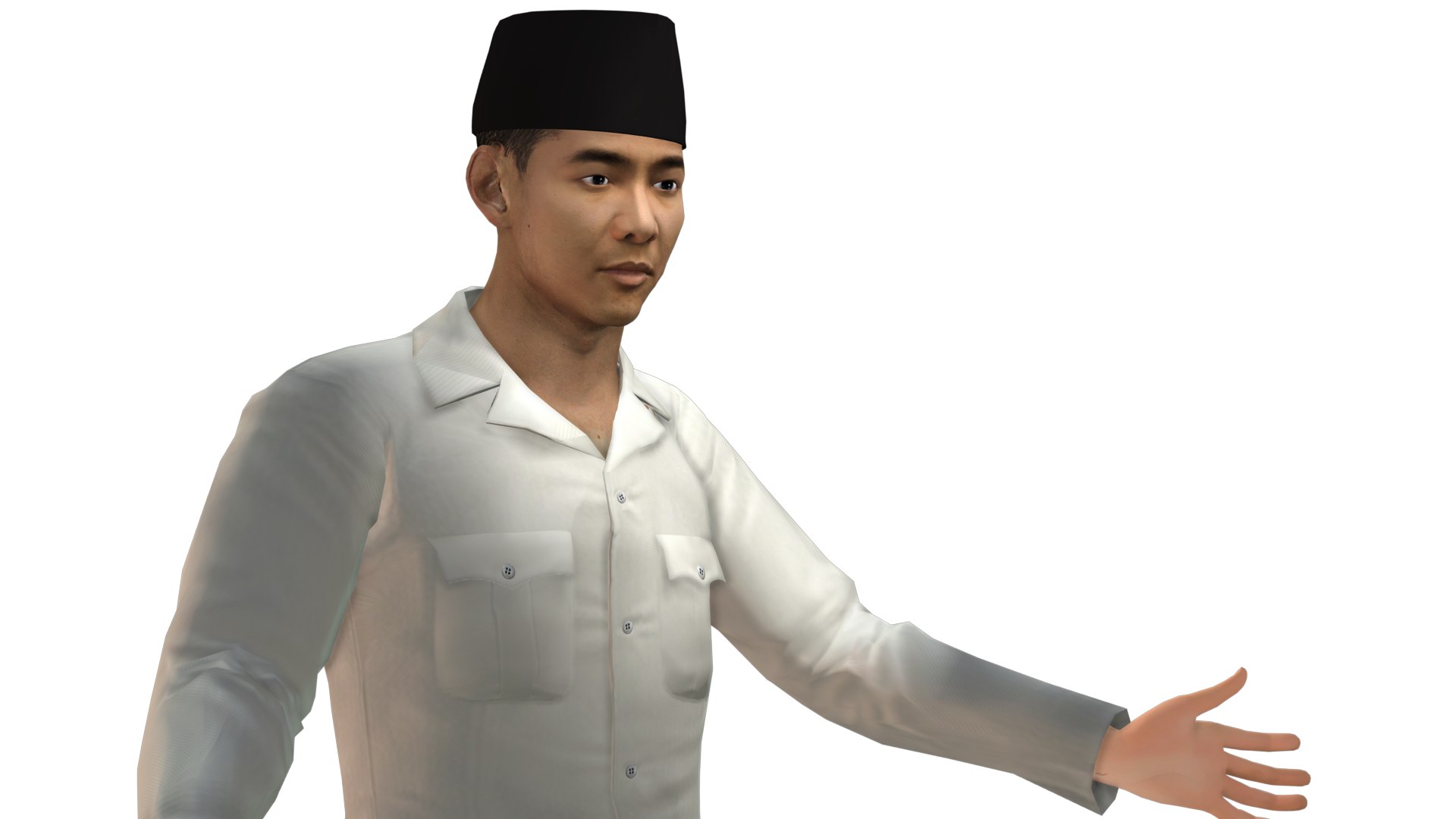 3D President Presiden Sukarno Model - TurboSquid 1186732