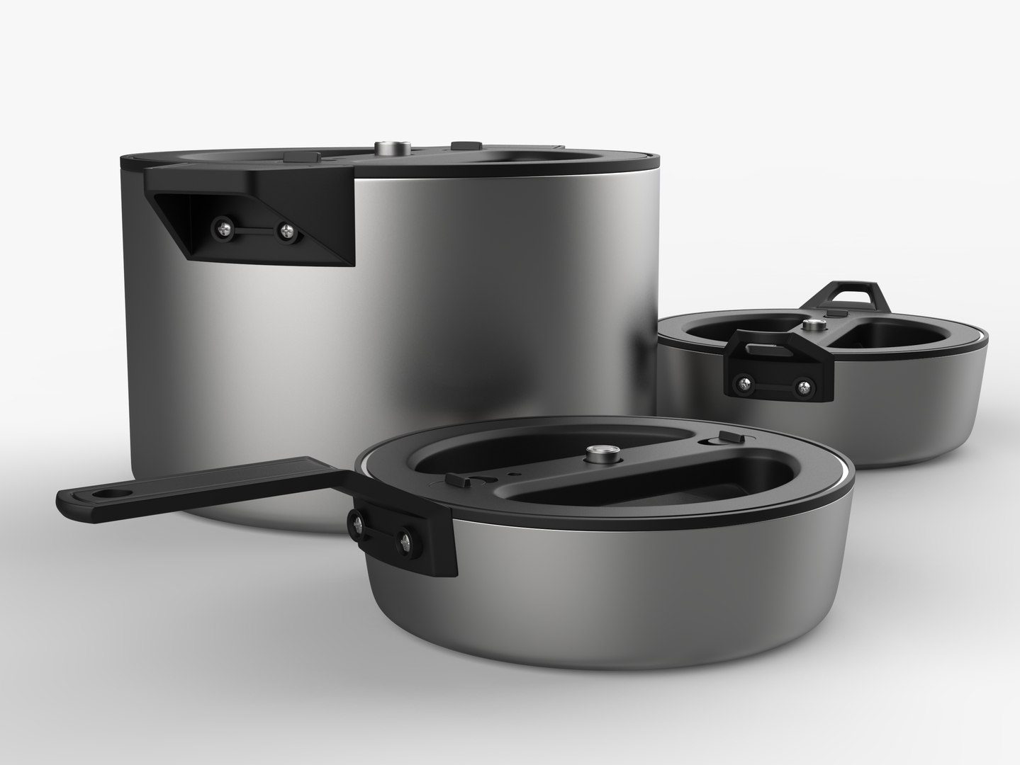 3D COOKING POT SET - TurboSquid 1827848