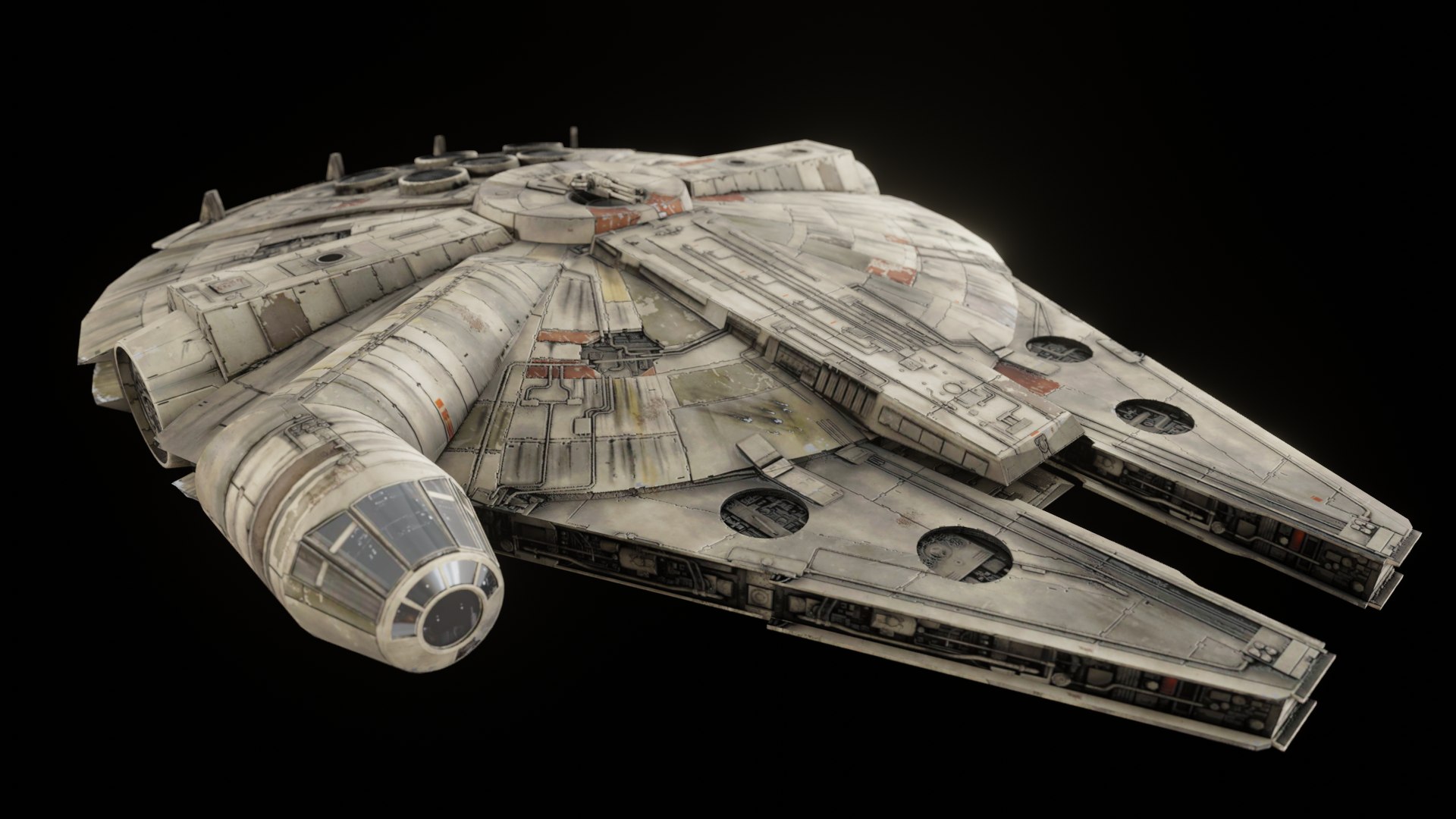 Millennium Falcon 3D - TurboSquid 2003225