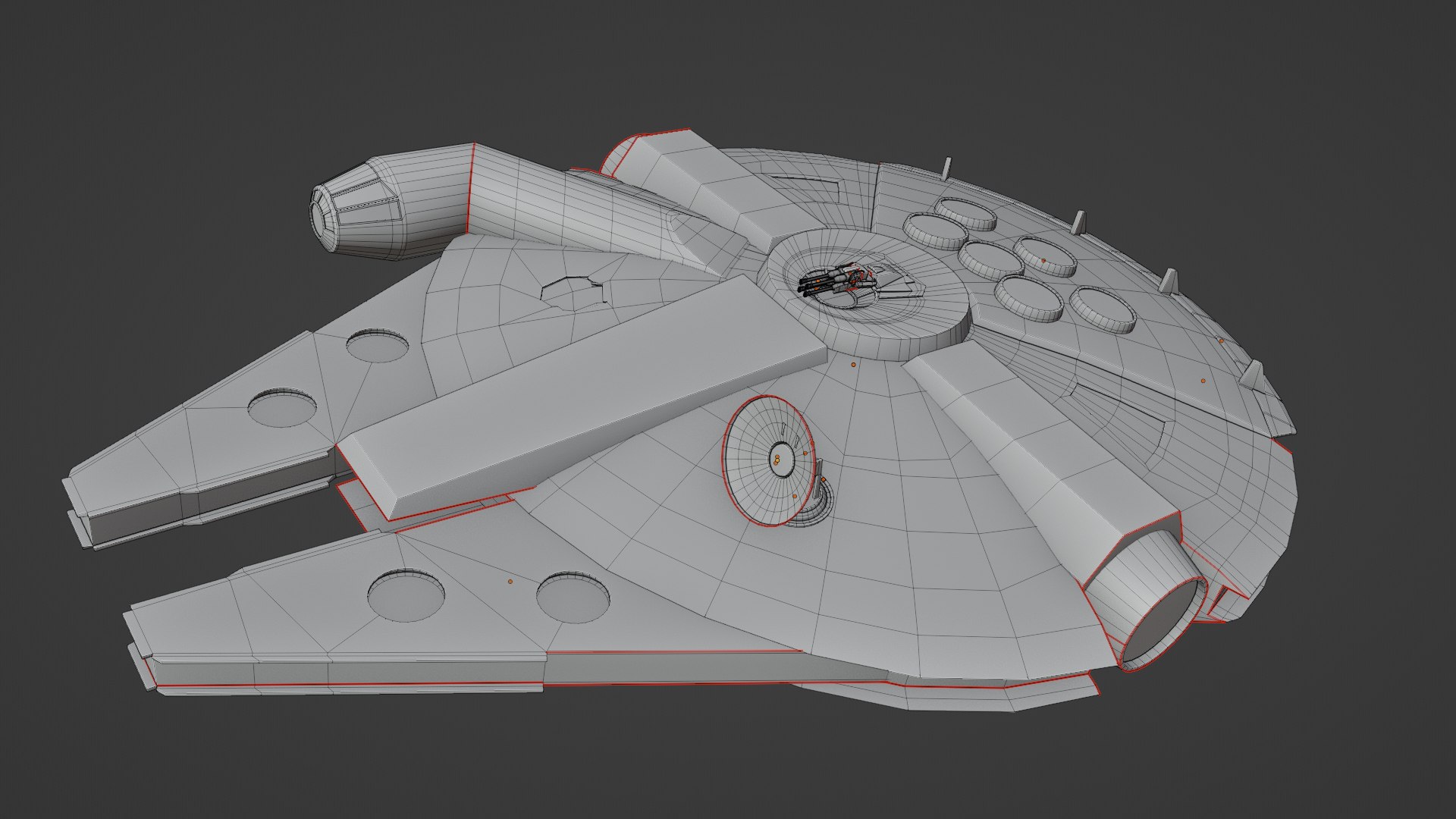 Millennium Falcon 3D - TurboSquid 2003225