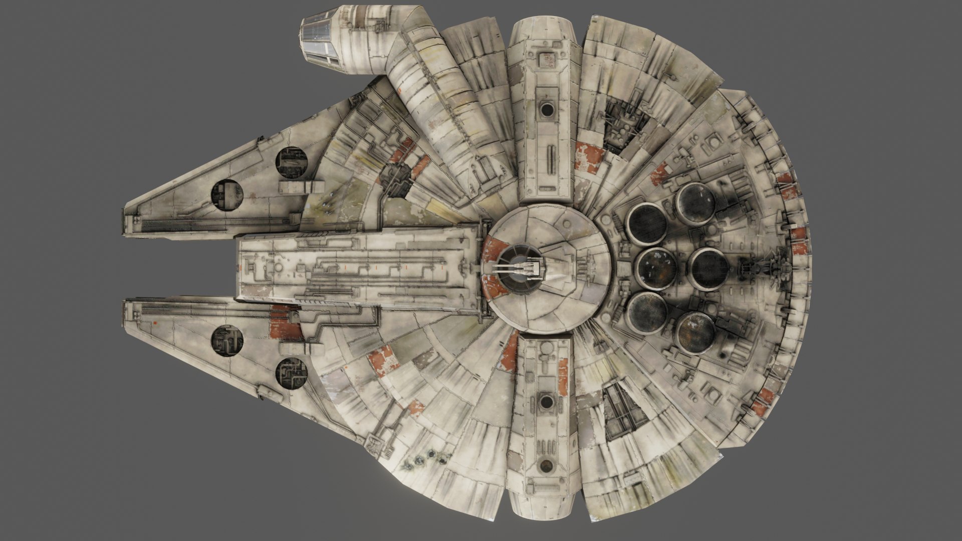 Millennium Falcon 3D - TurboSquid 2003225