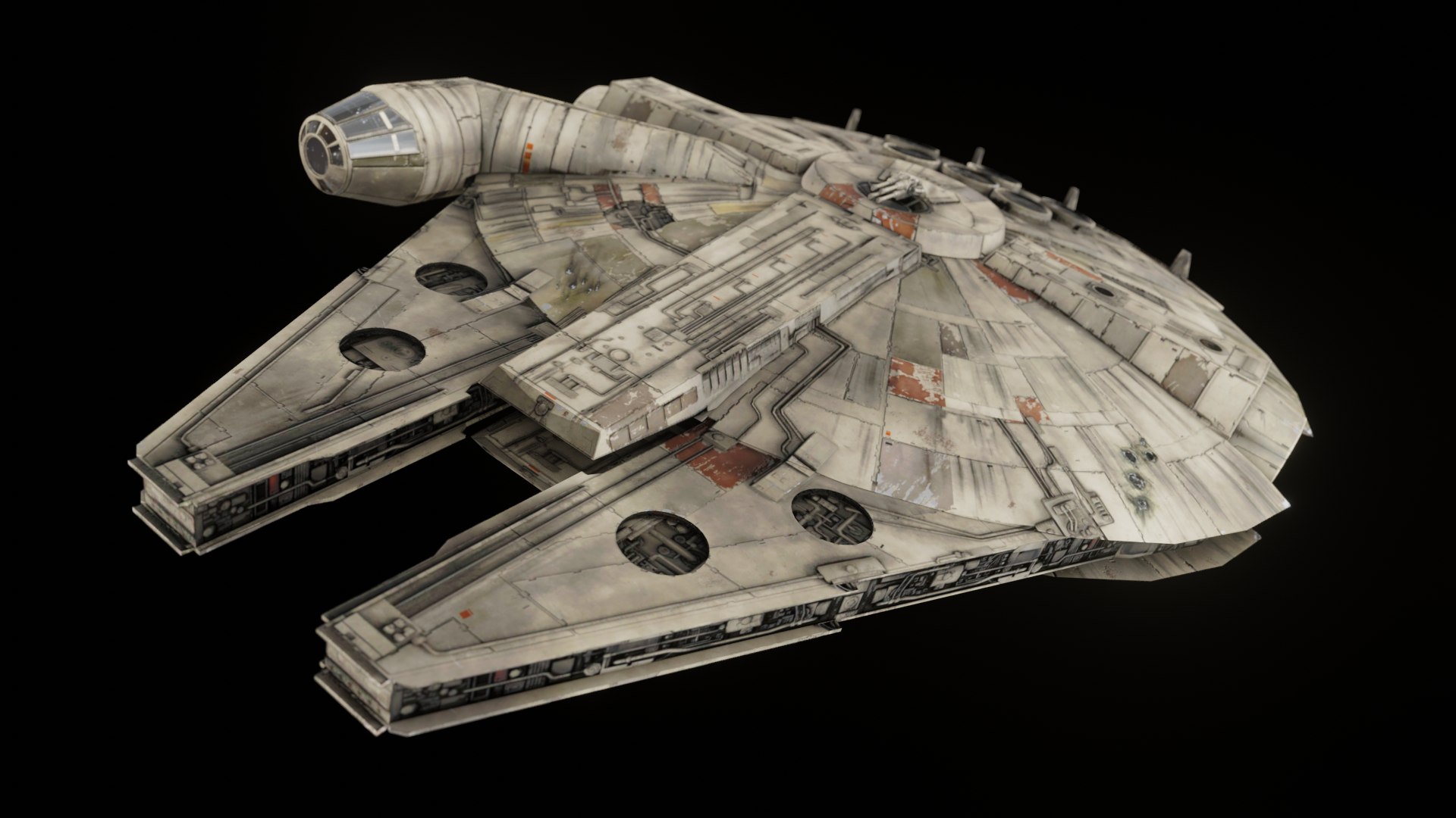 Millennium Falcon 3D - TurboSquid 2003225