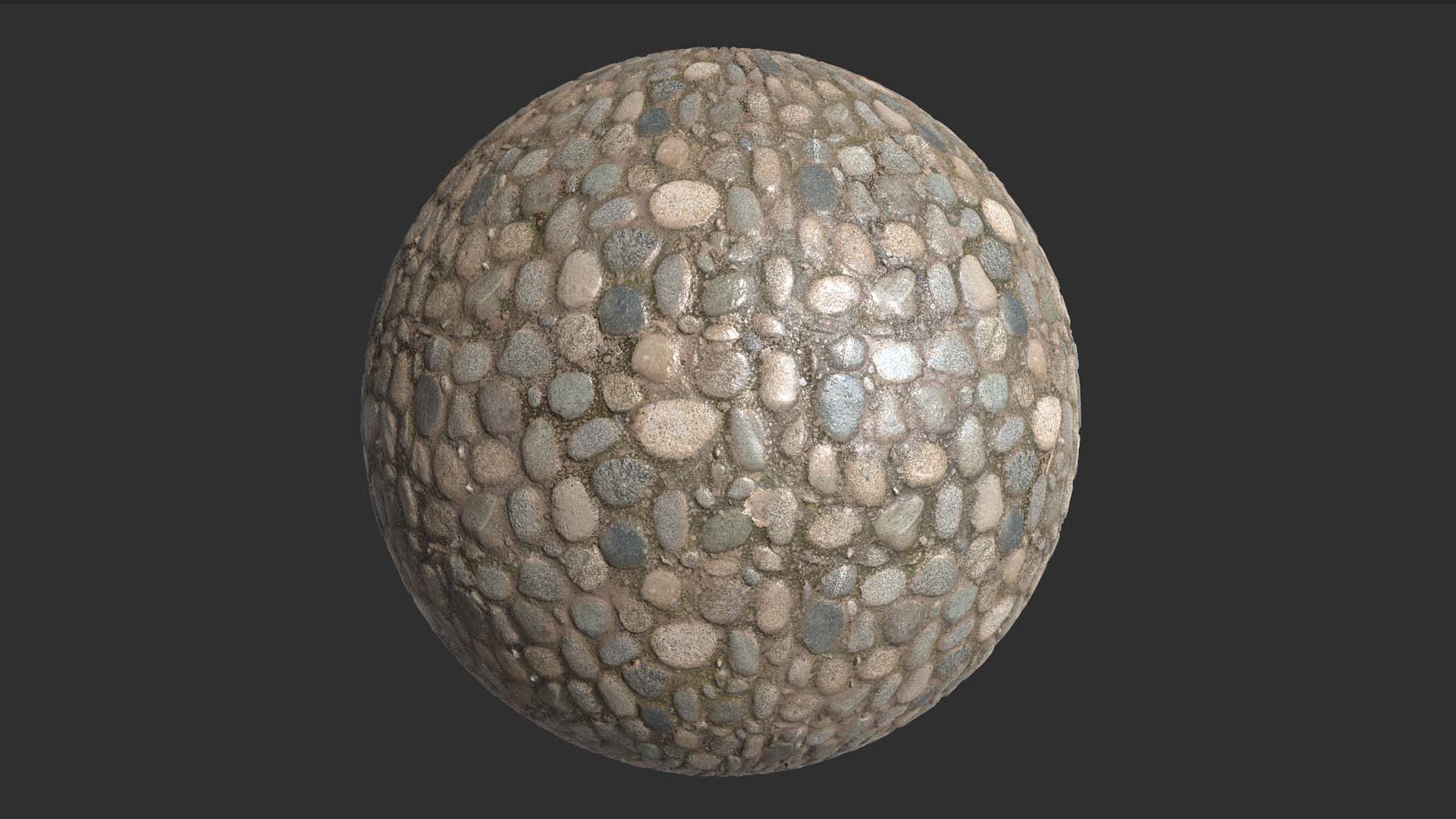 River Stone Ground 4k Pbr Texture 3D Model - TurboSquid 2252402