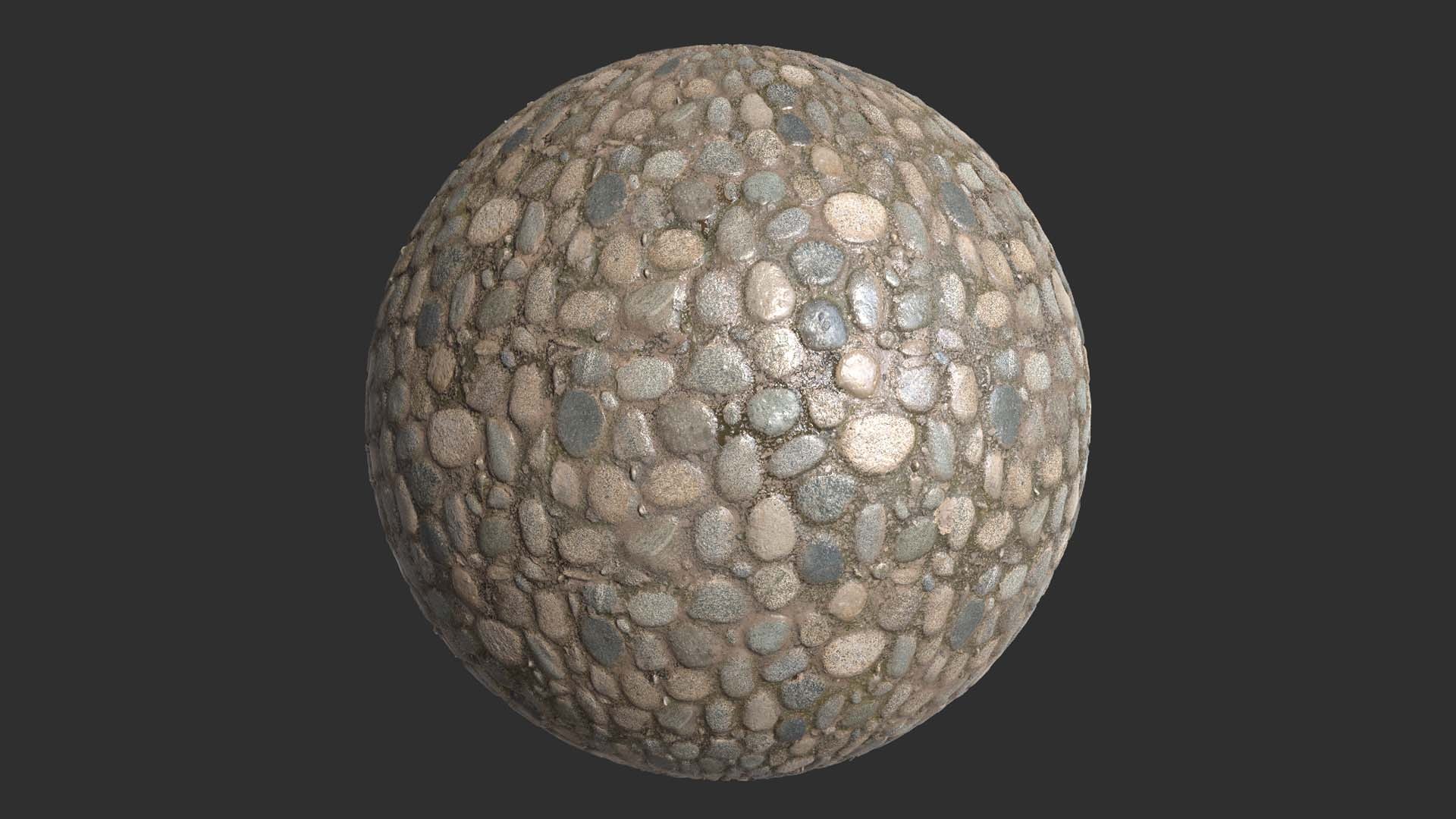 River Stone Ground 4k Pbr Texture 3D Model - TurboSquid 2252402