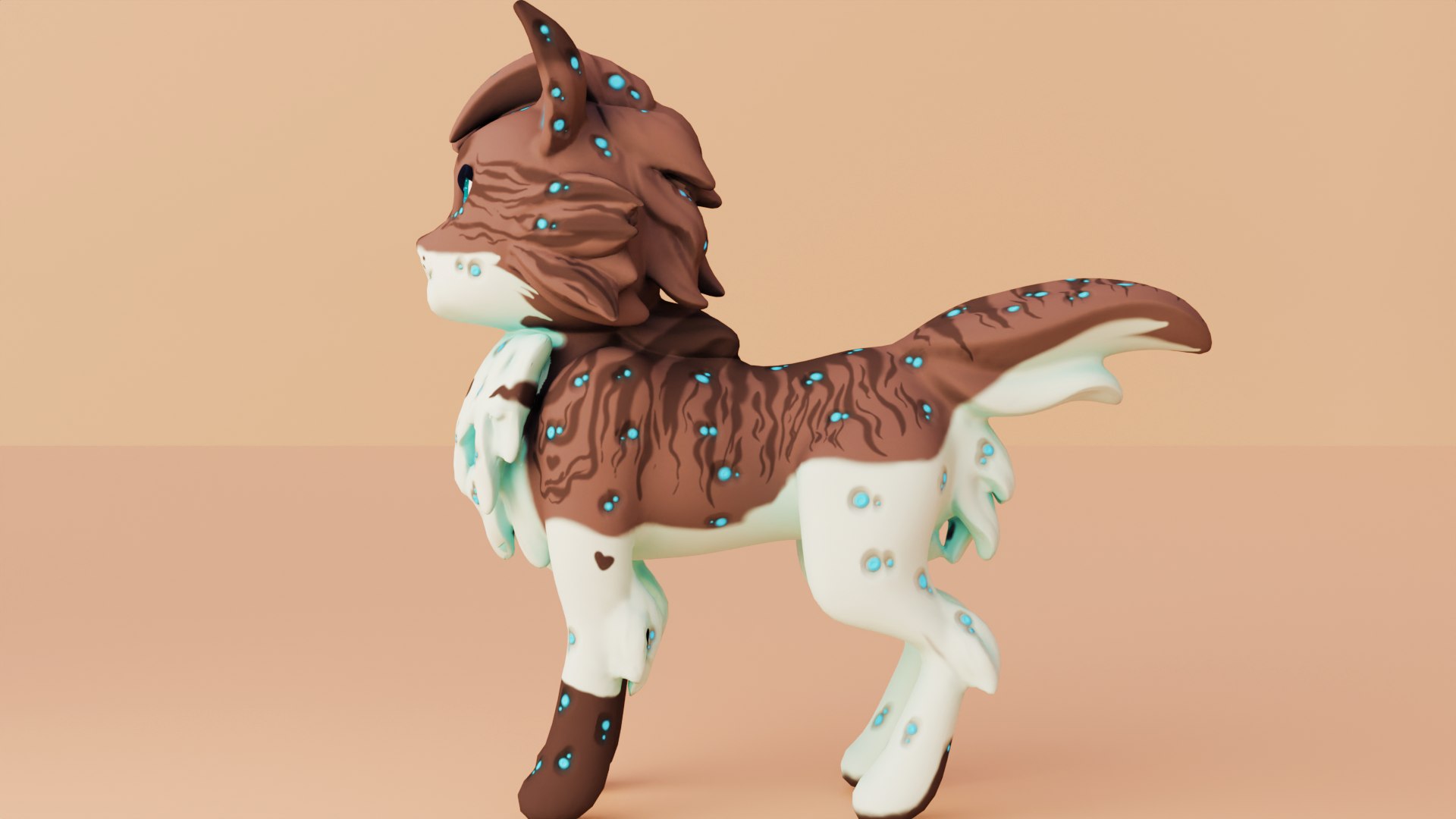 3D Stylized Diamond Cat Model - TurboSquid 2067362