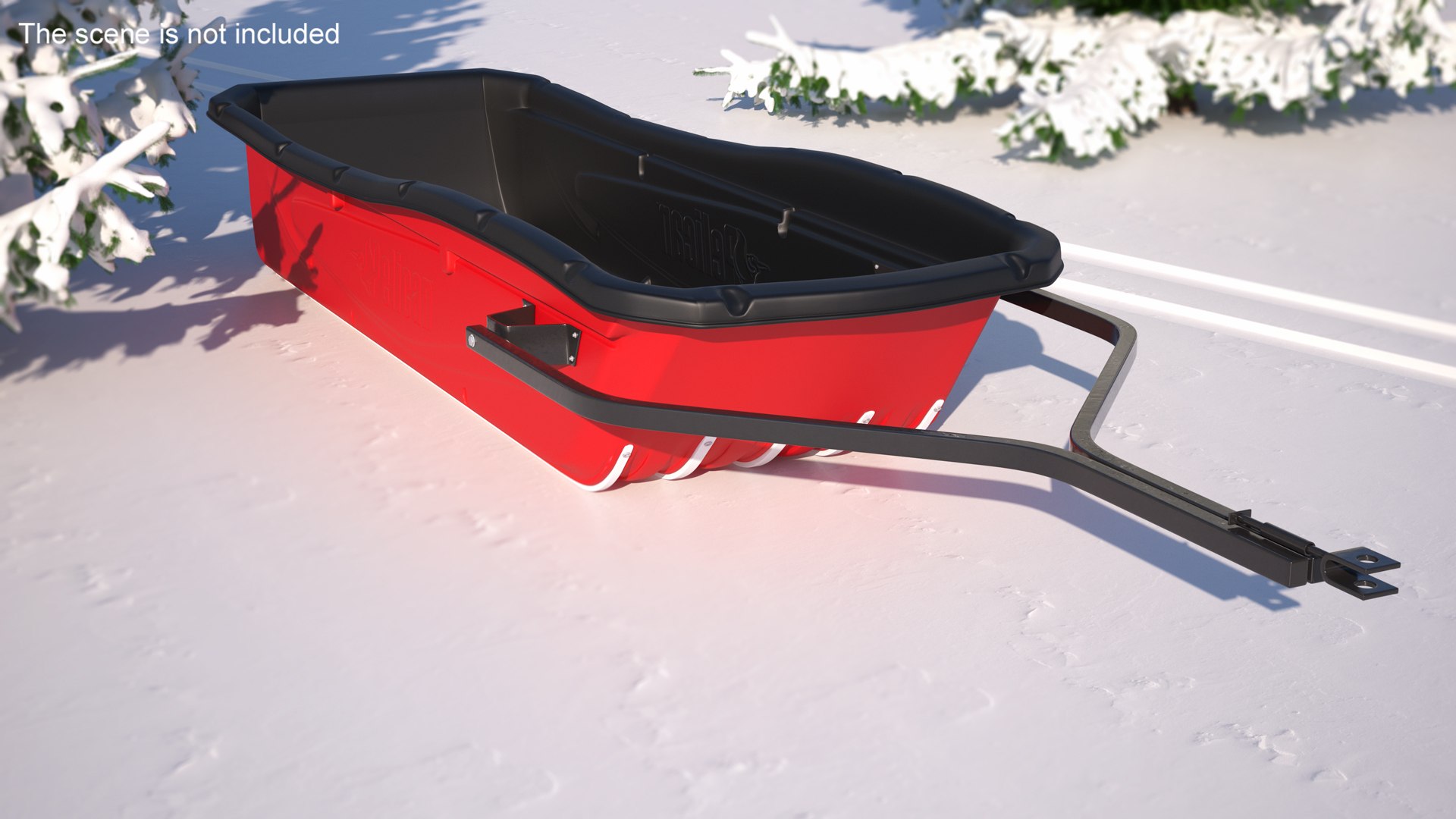 Utility Sled Pelican Red 3D model - TurboSquid 2161303