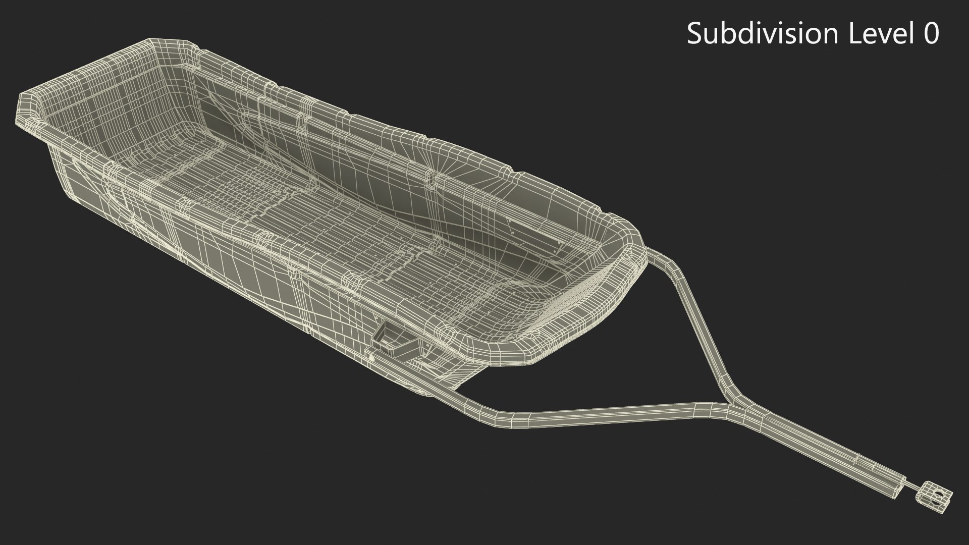 Utility Sled Pelican Red 3D model - TurboSquid 2161303