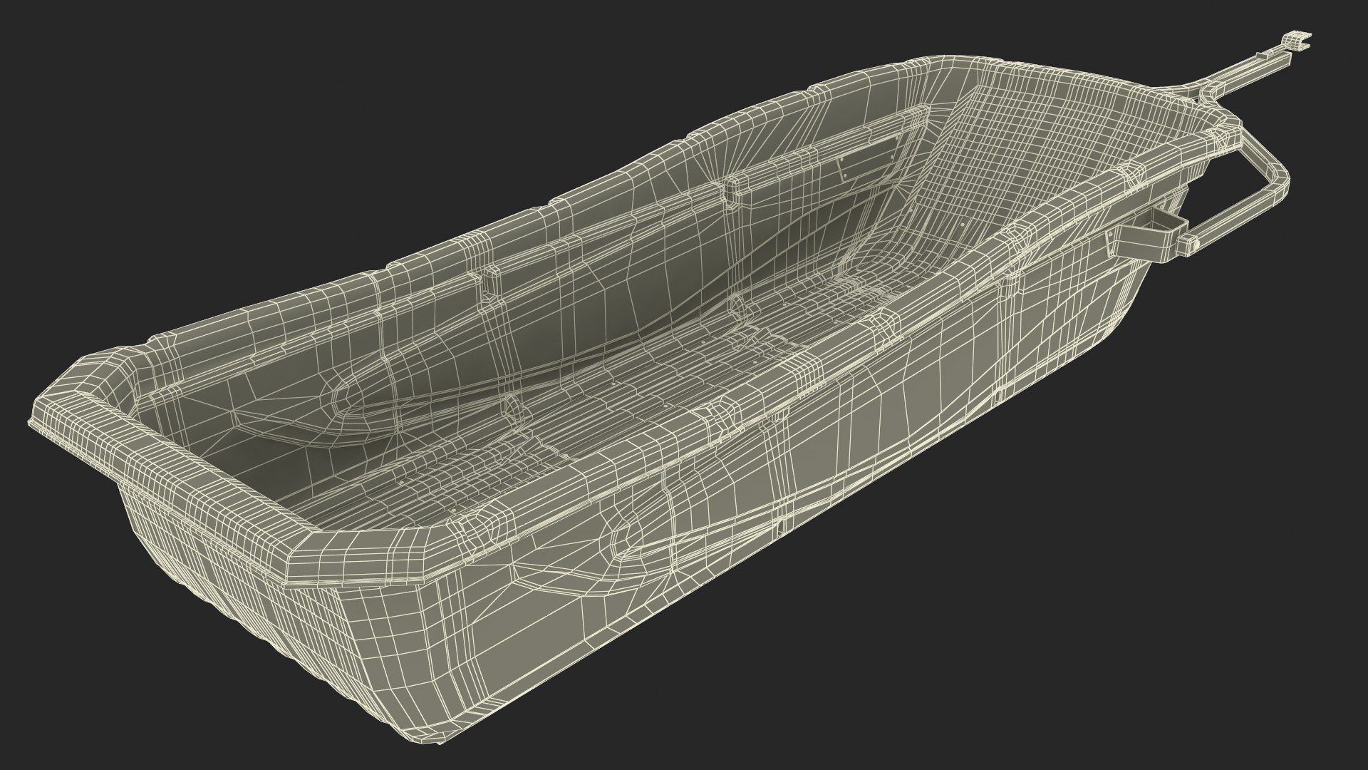 Utility Sled Pelican Red 3D model - TurboSquid 2161303