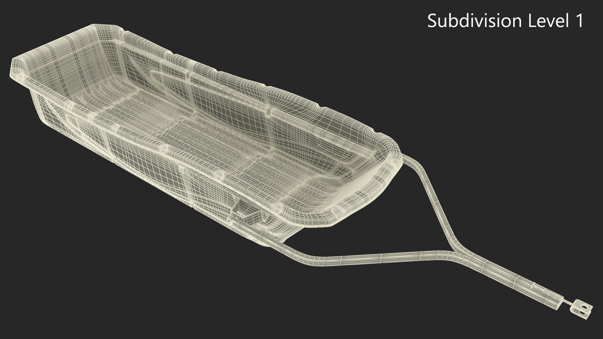 Utility Sled Pelican Red 3D model - TurboSquid 2161303
