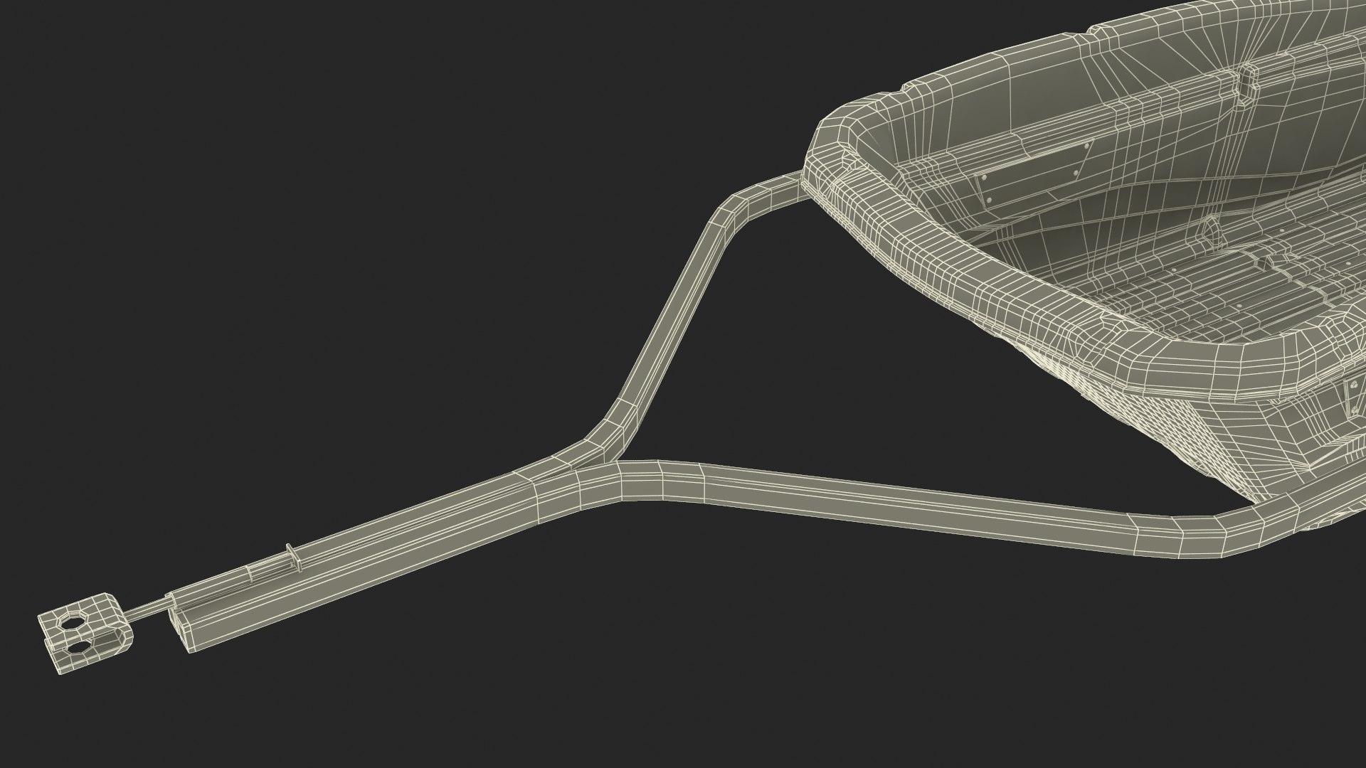 Utility Sled Pelican Red 3D model - TurboSquid 2161303