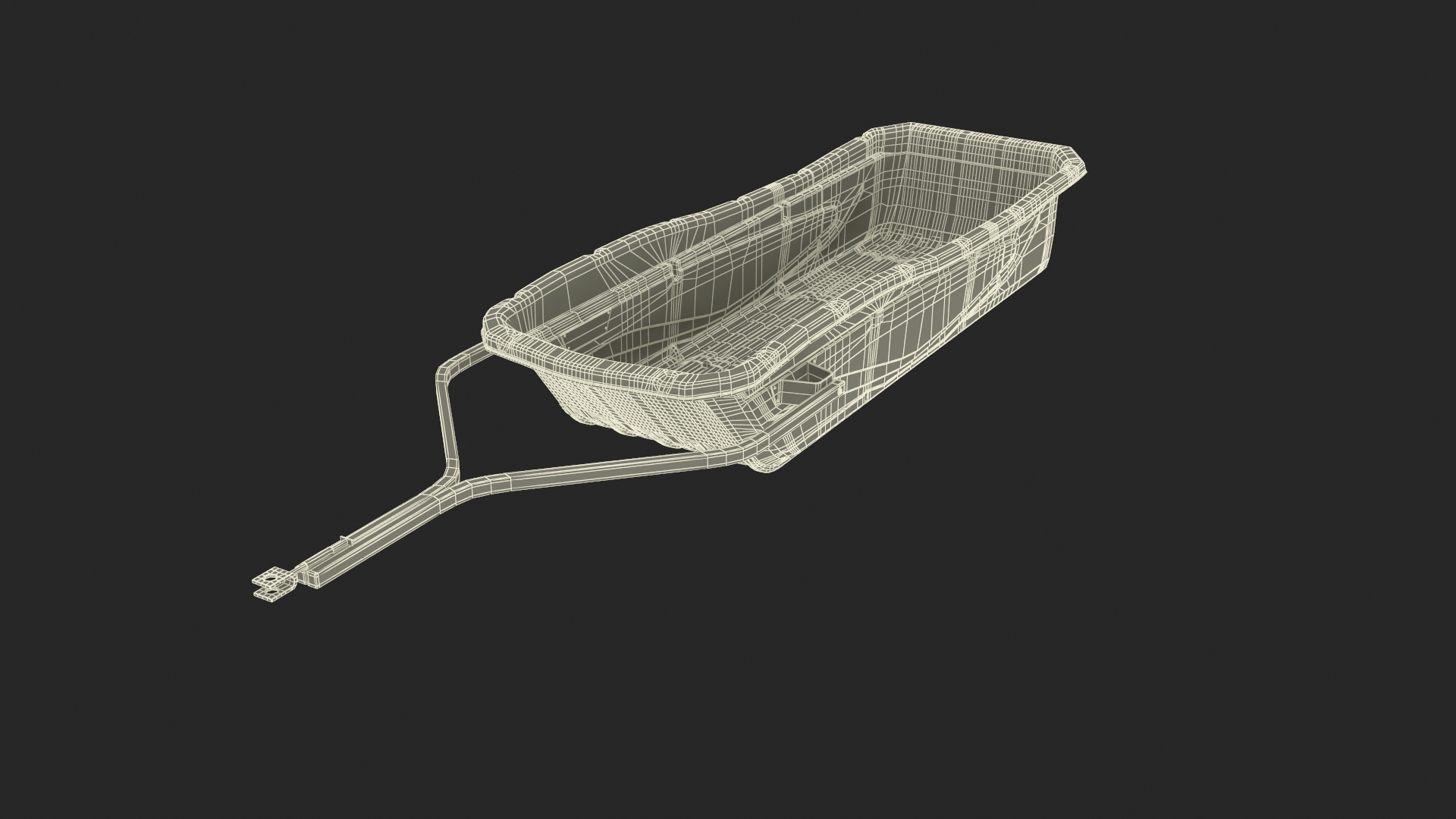 Utility Sled Pelican Red 3D model - TurboSquid 2161303