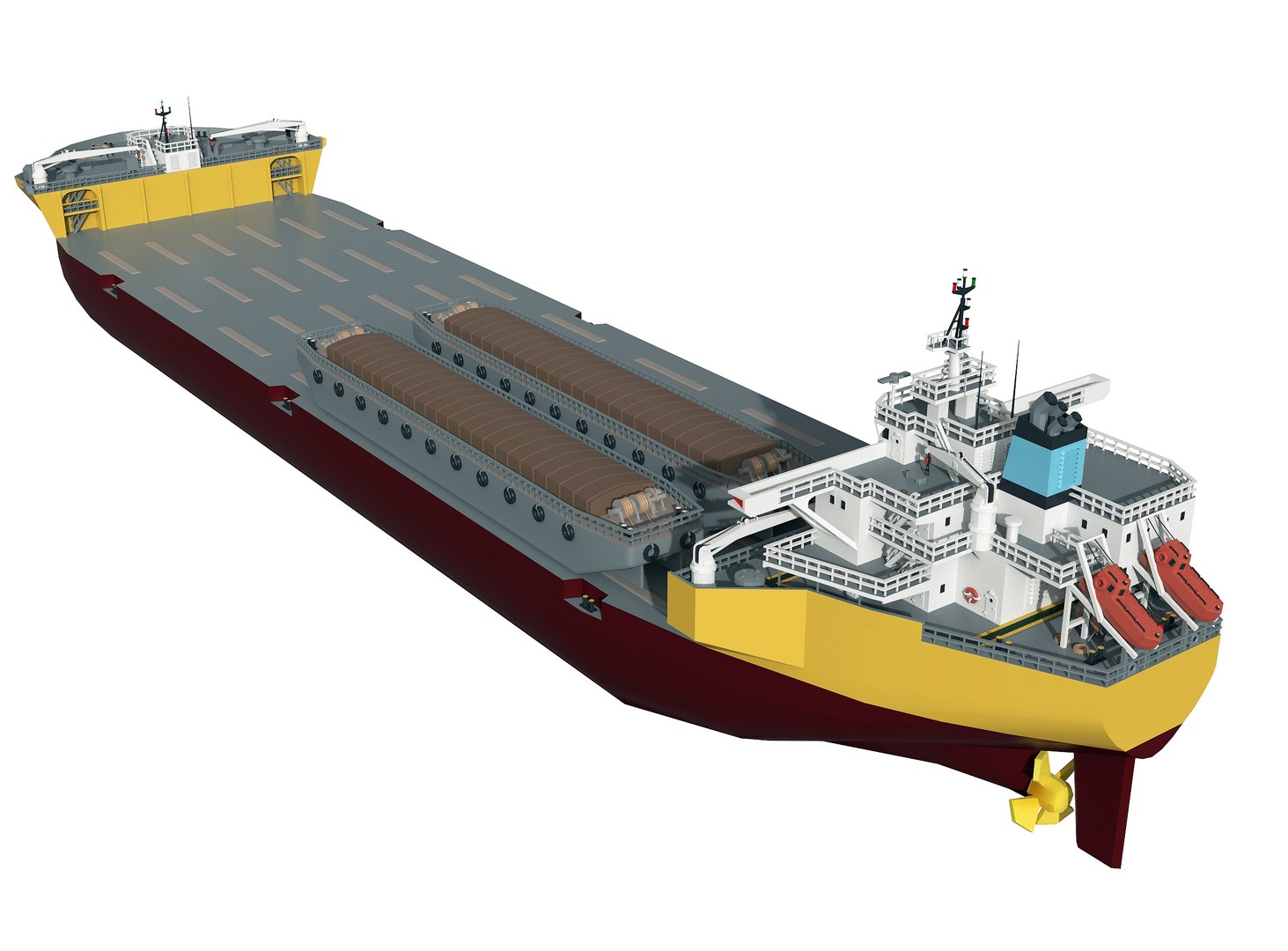 3D LP Heavy Lift Vessel Model - TurboSquid 1903677