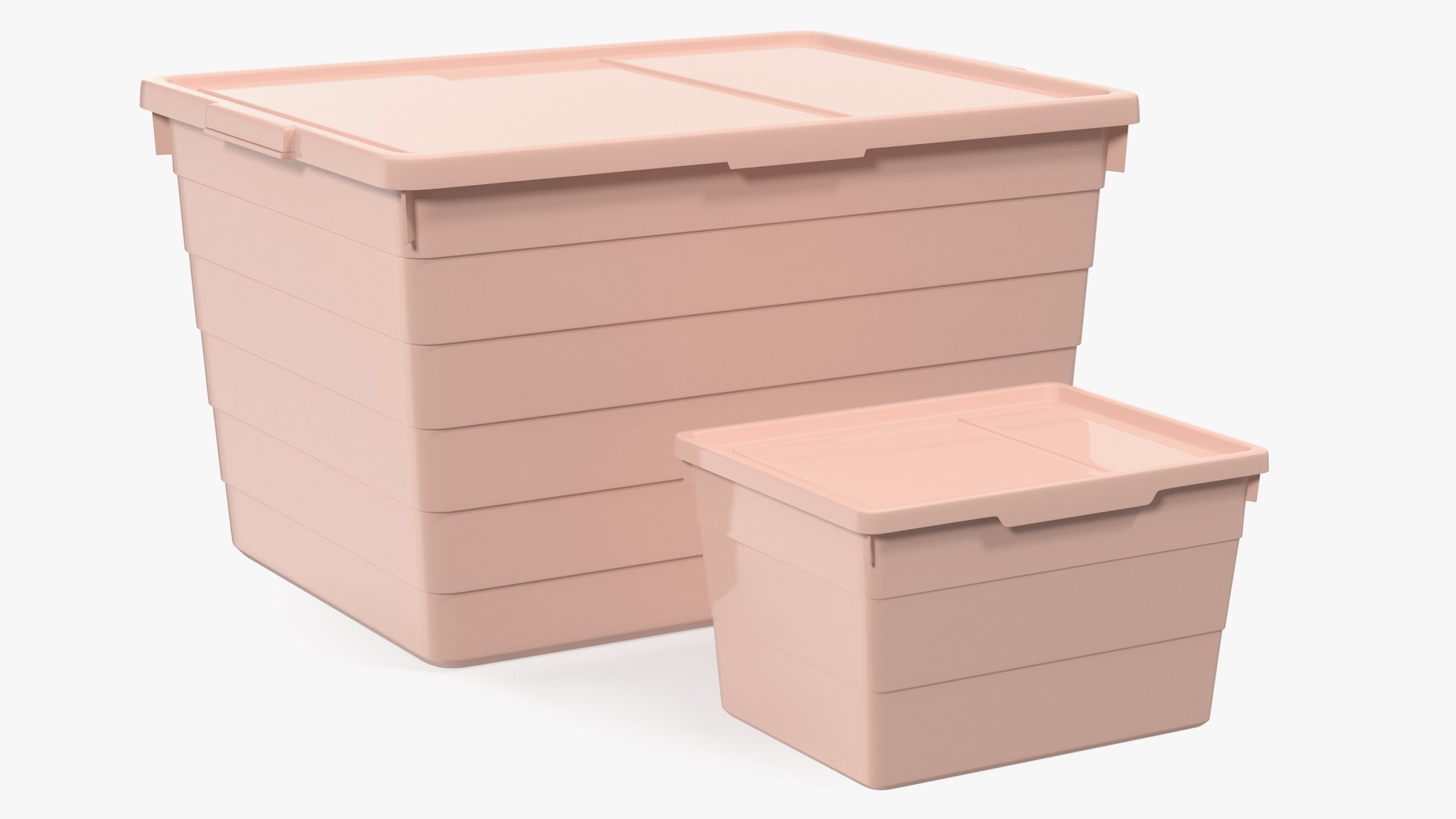 Pink plastic storage box 3D model - TurboSquid 1513513