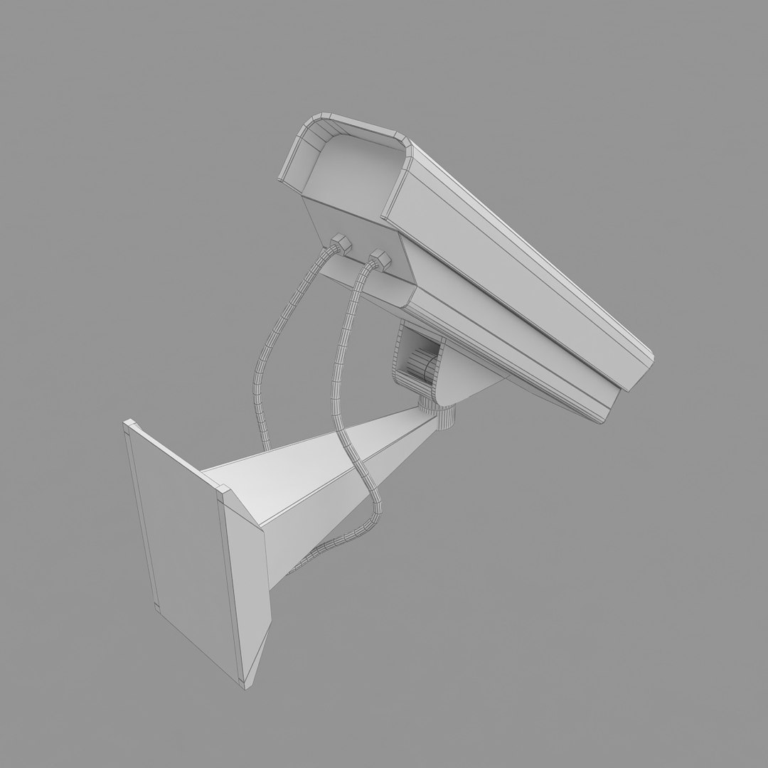 3D Model Cctv Camera - TurboSquid 1294508