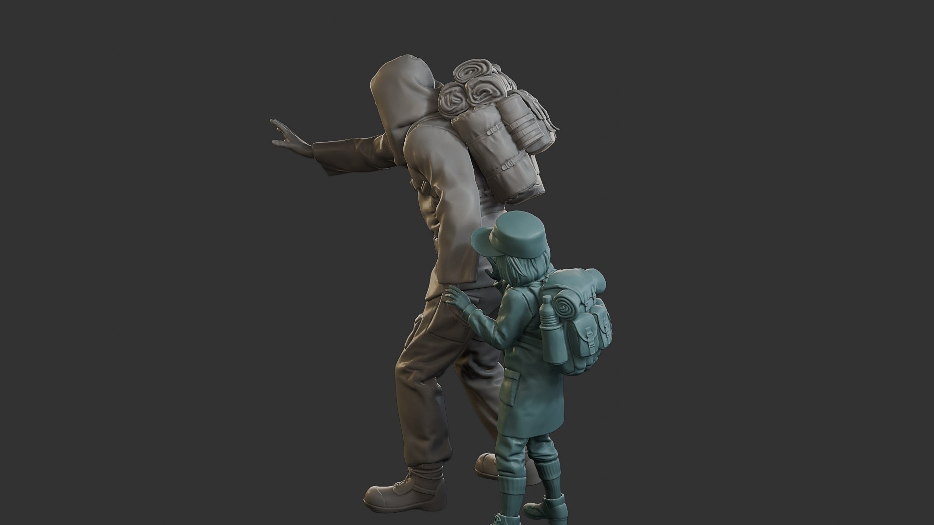 Post-Apocalyptic Male PAM1 006 3D Model - TurboSquid 2393442