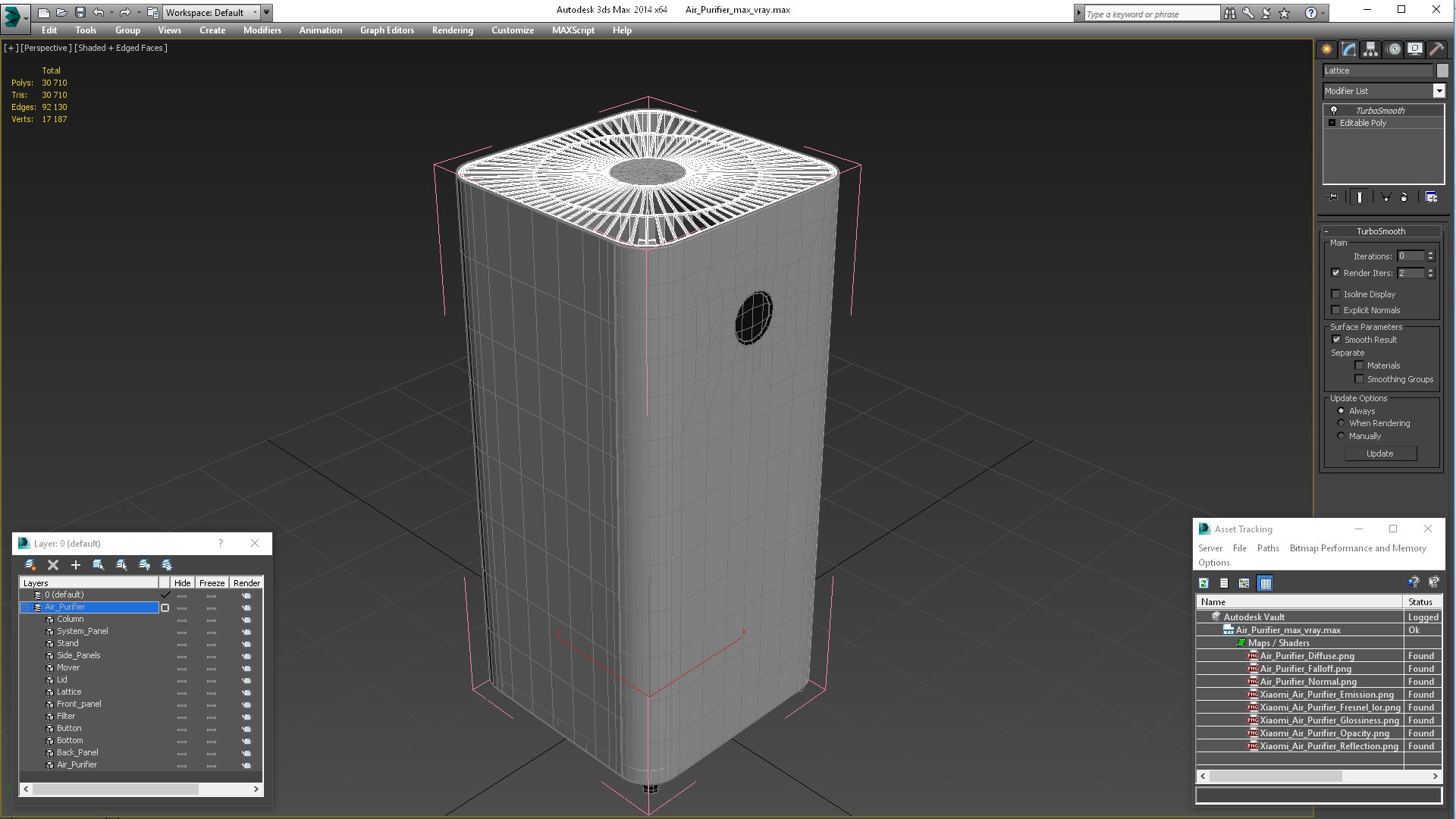 Air Purifier 3D Model - TurboSquid 2116267
