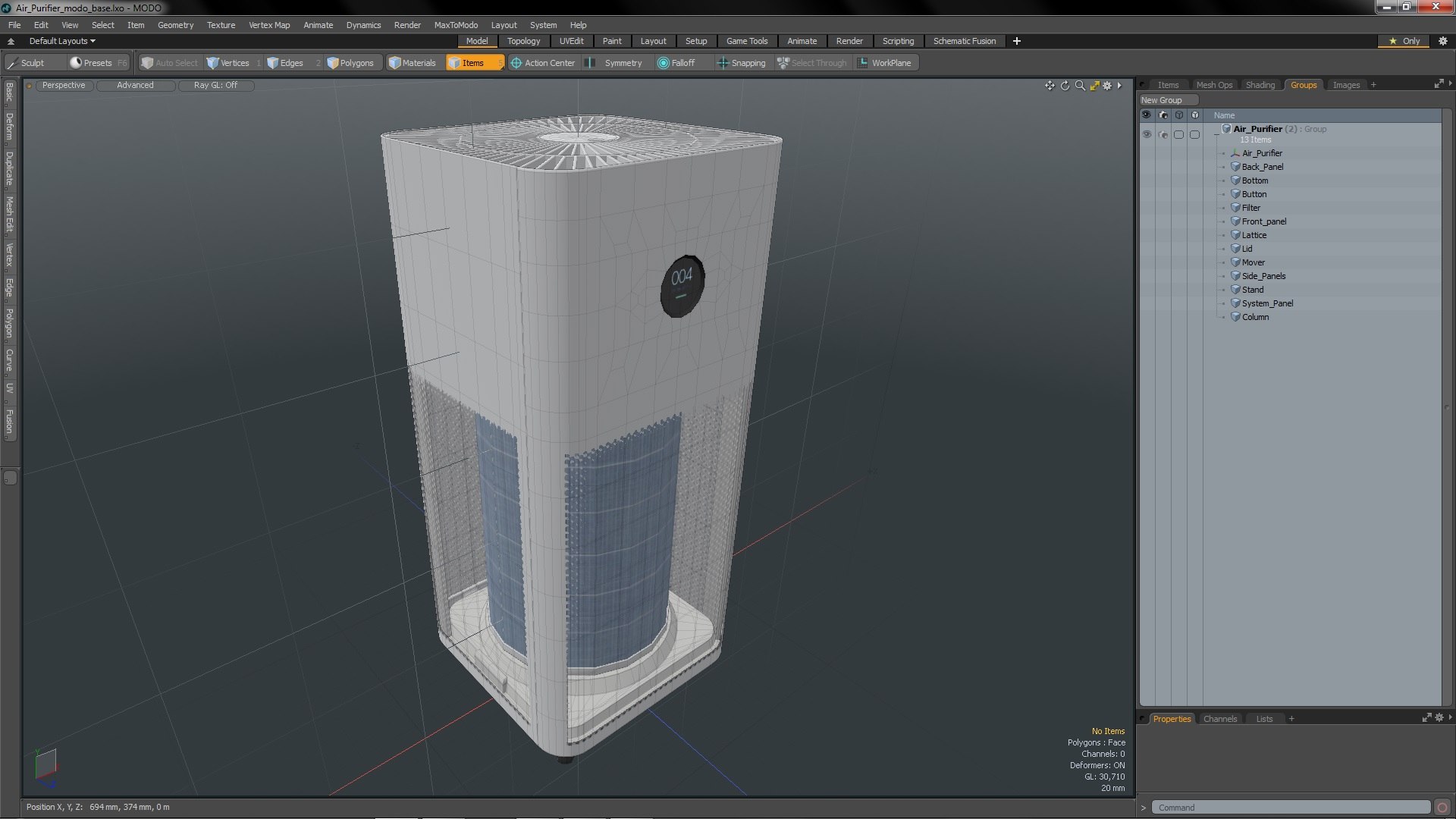 Air Purifier 3D Model - TurboSquid 2116267