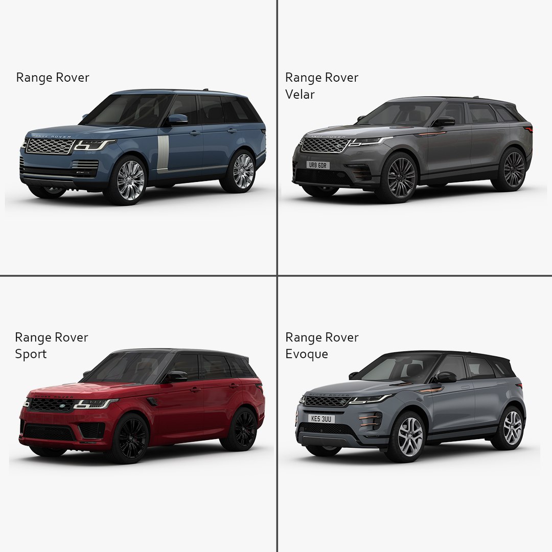 Range Rover Collection Vol 1 3D Model - TurboSquid 1753298