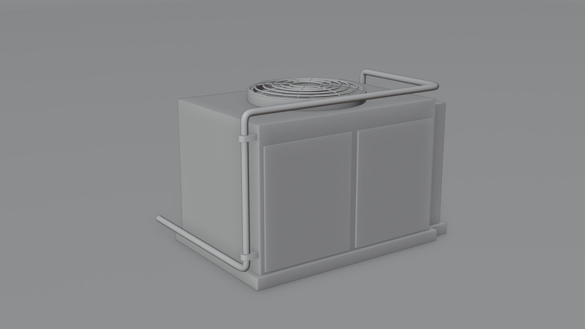 Rooftop AC Unit With 4K Textures Low-poly 3D Model - TurboSquid 1963090