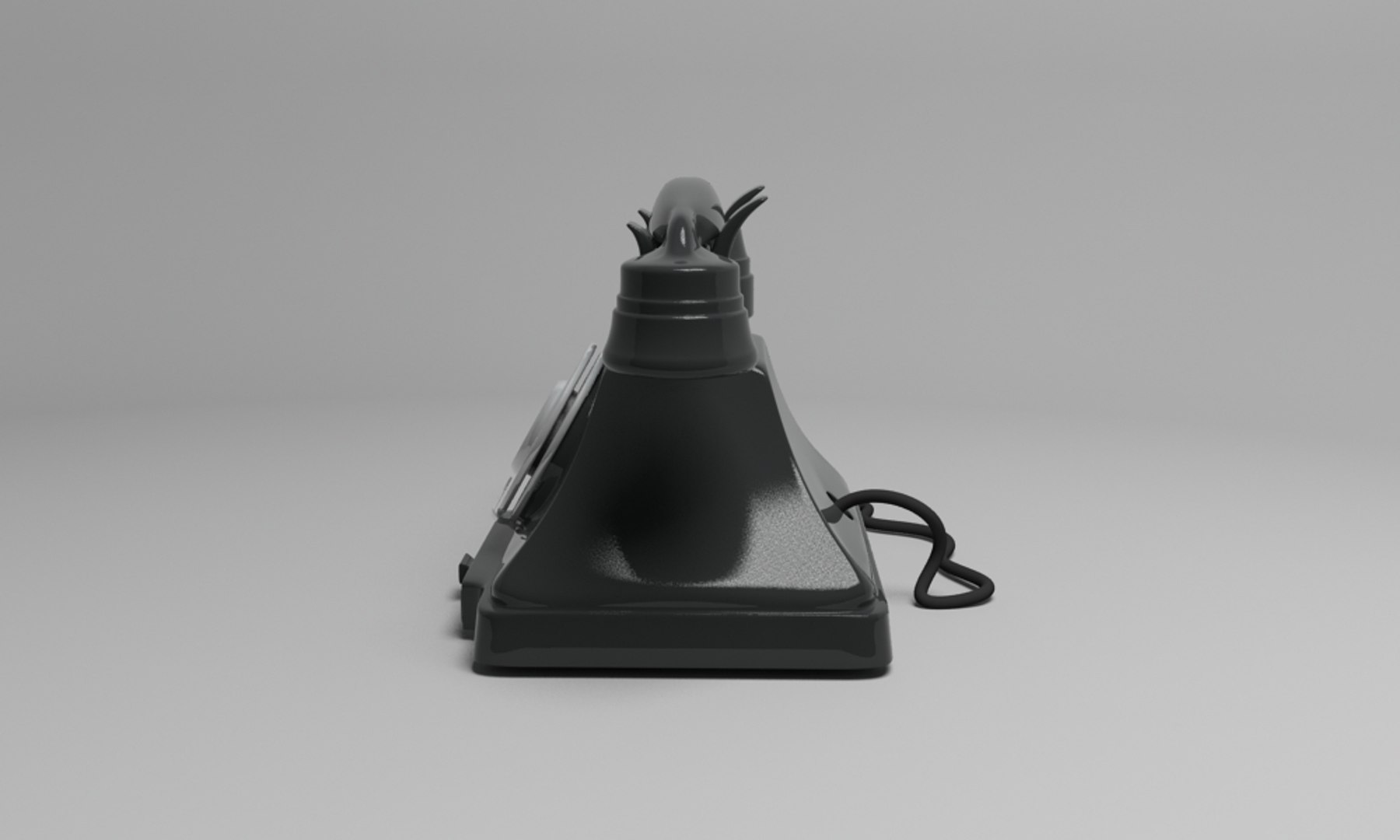 bakelite gpo 232 telephone 3d model