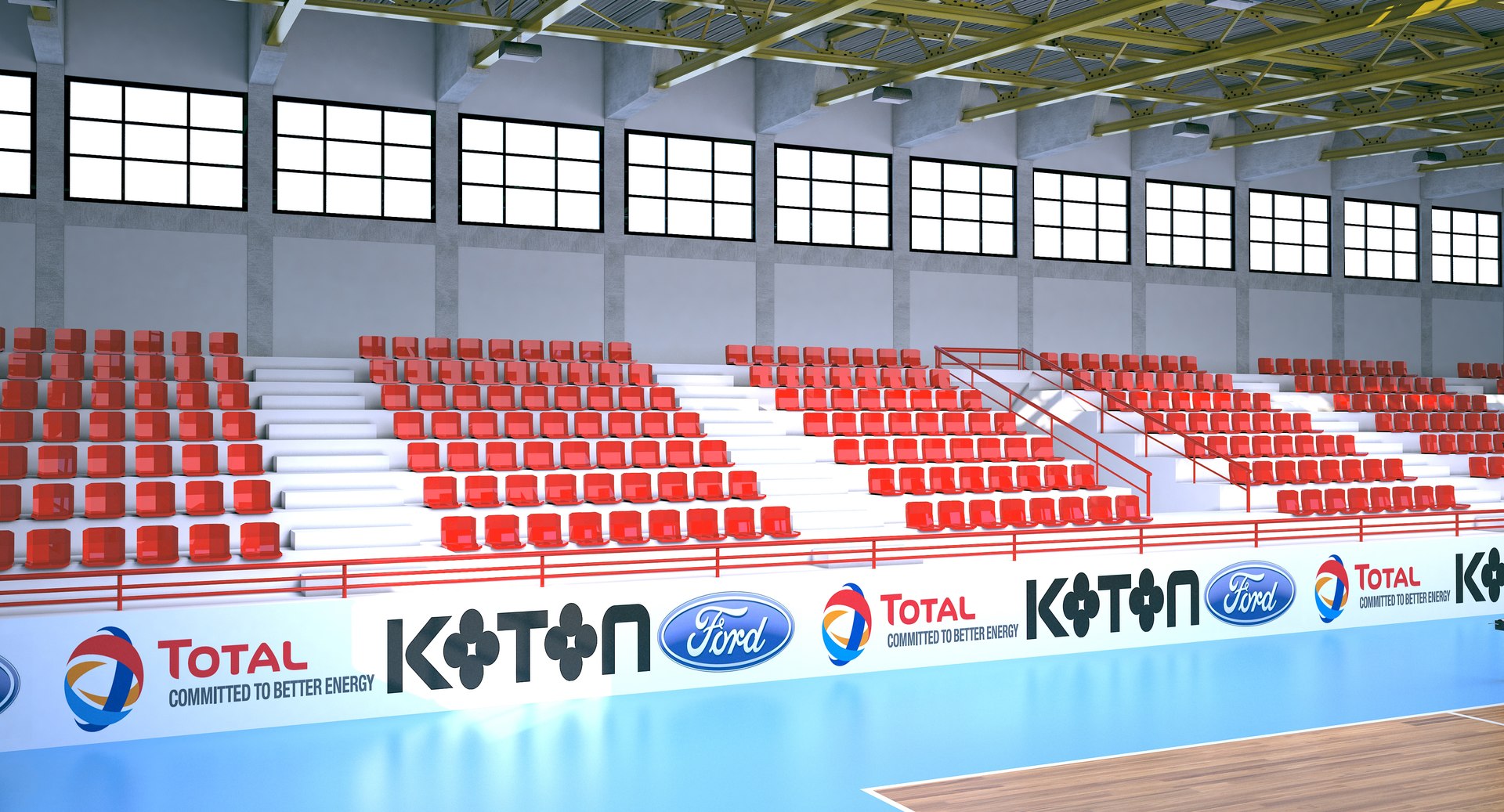 Volleyball Arena Volley Model - TurboSquid 1246763
