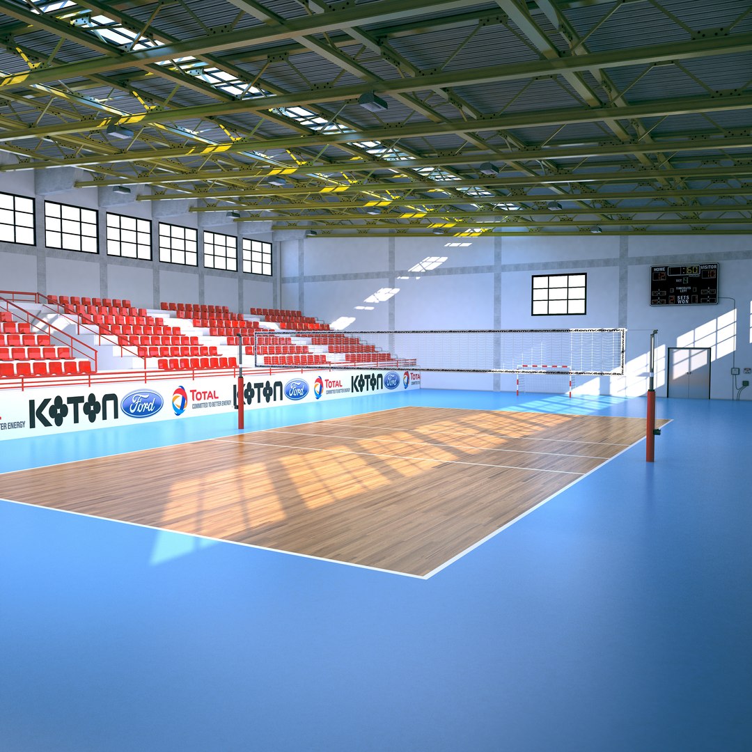 Volleyball Arena Volley Model - TurboSquid 1246763
