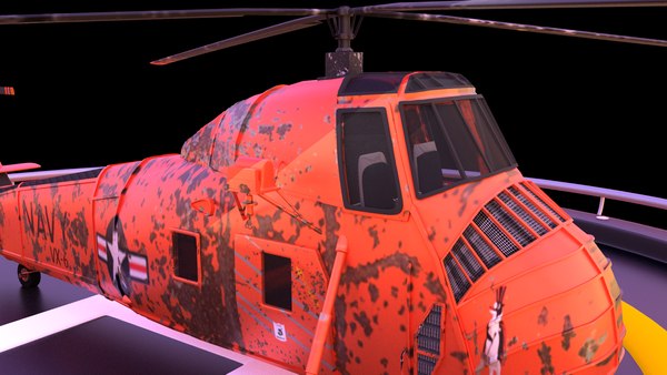 Military navy Helicopter model - TurboSquid 1985187