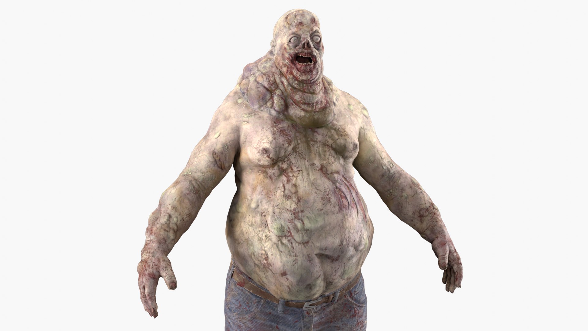 Zombie Mutant 3D - TurboSquid 2408129