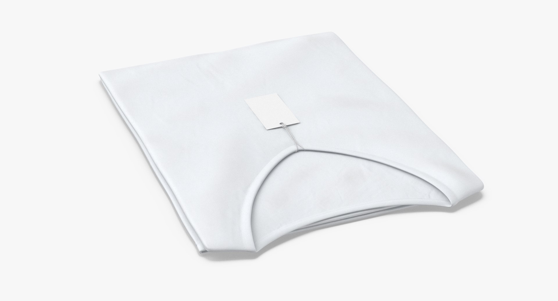 3D Model Female Neck Folded Tag - TurboSquid 1194643