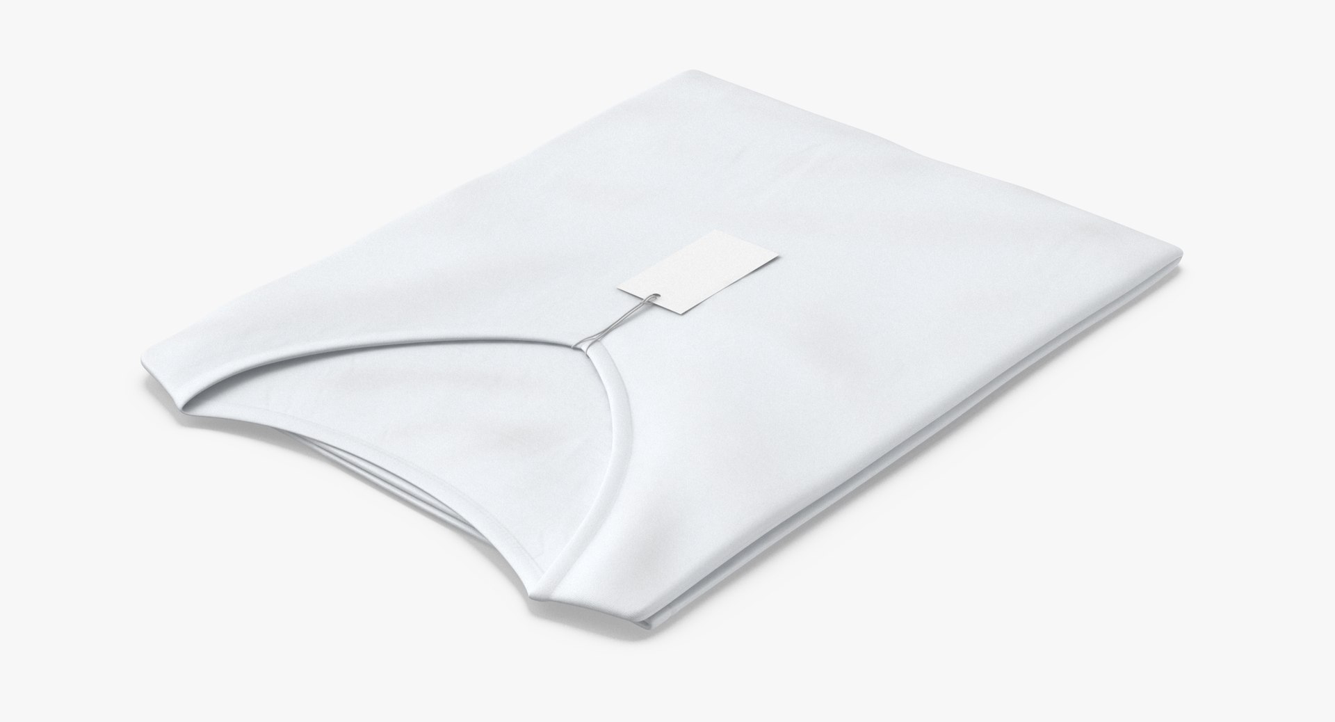 3D Model Female Neck Folded Tag - TurboSquid 1194643