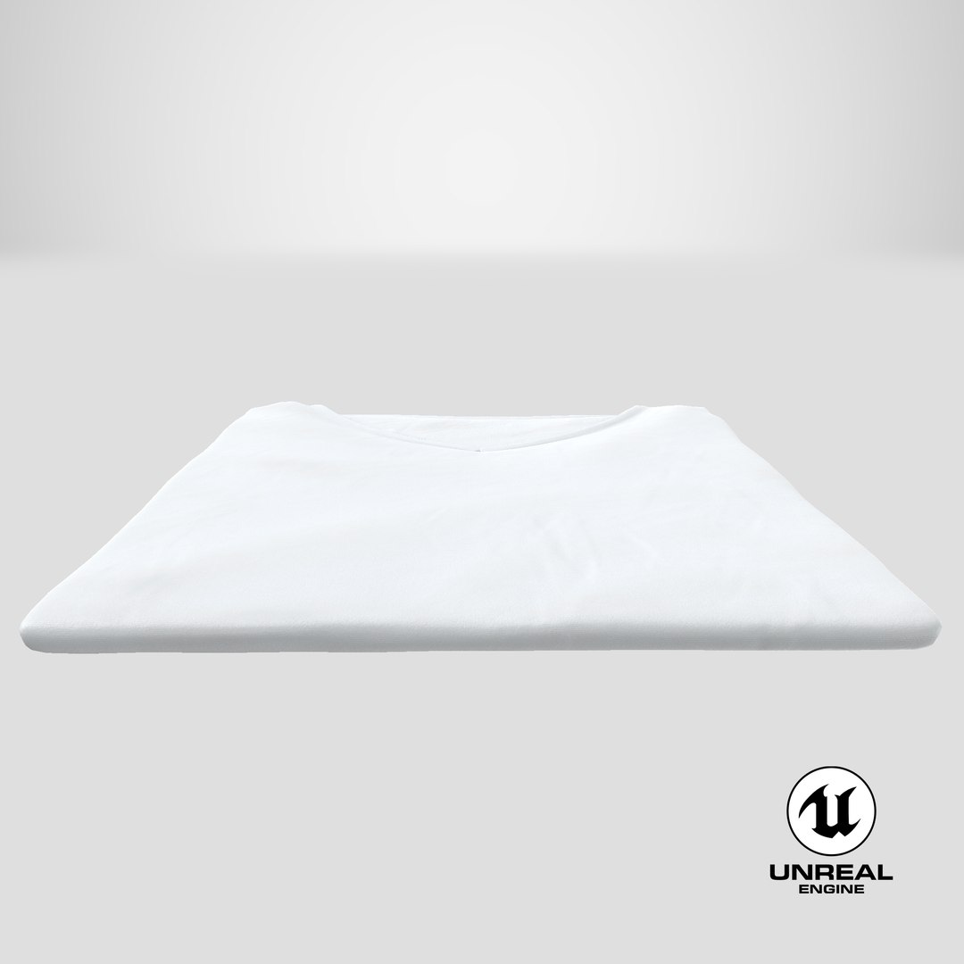 3D Model Female Neck Folded Tag - TurboSquid 1194643