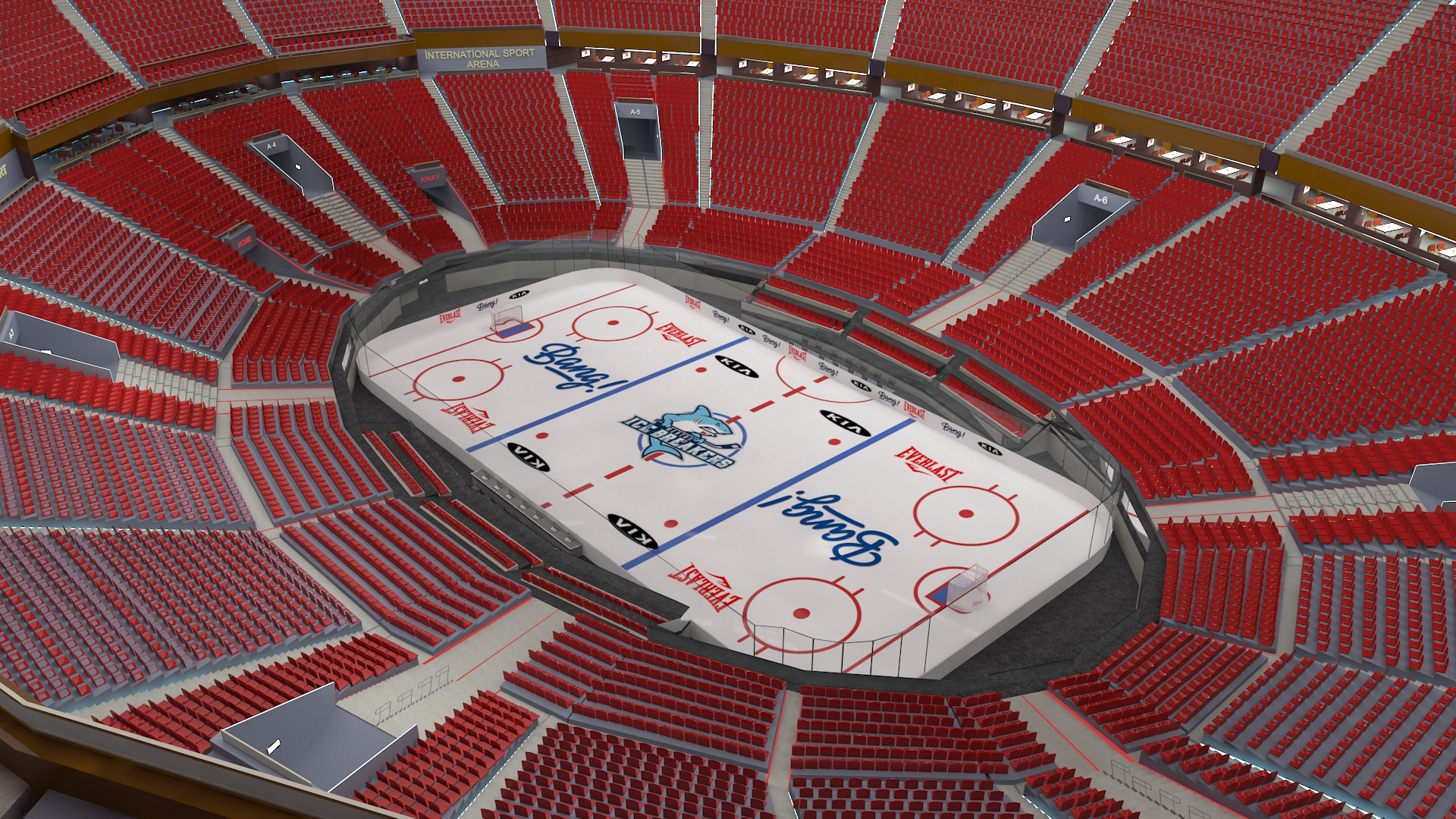 Ice Hockey Stadium Collection 3D model - TurboSquid 1748637