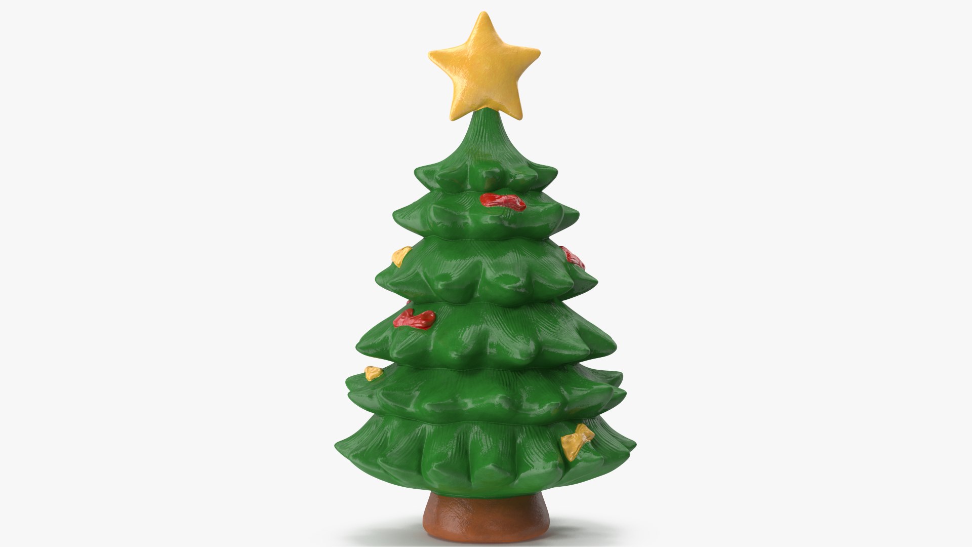 Christmas tree figurine 6 3D model - TurboSquid 1502967