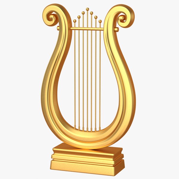 modelo 3d Gold Lyre - TurboSquid 2089052
