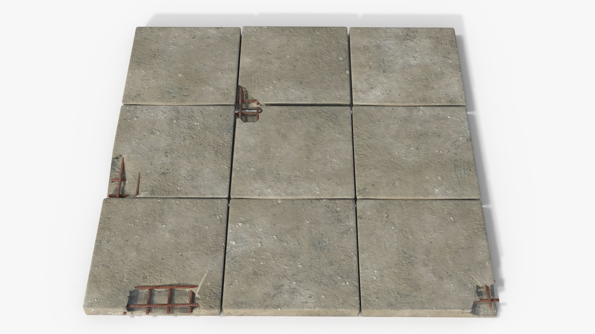 3D Concrete Slabs - TurboSquid 2090740