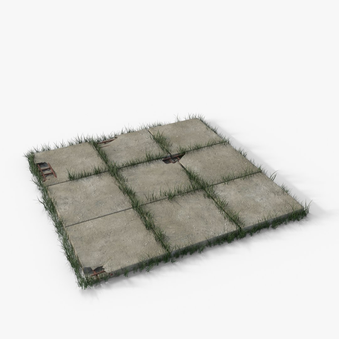 3D Concrete Slabs - TurboSquid 2090740
