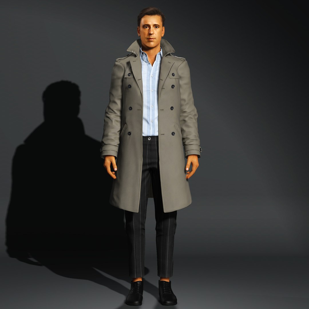 Humphrey Bogart Character Model - TurboSquid 2459002